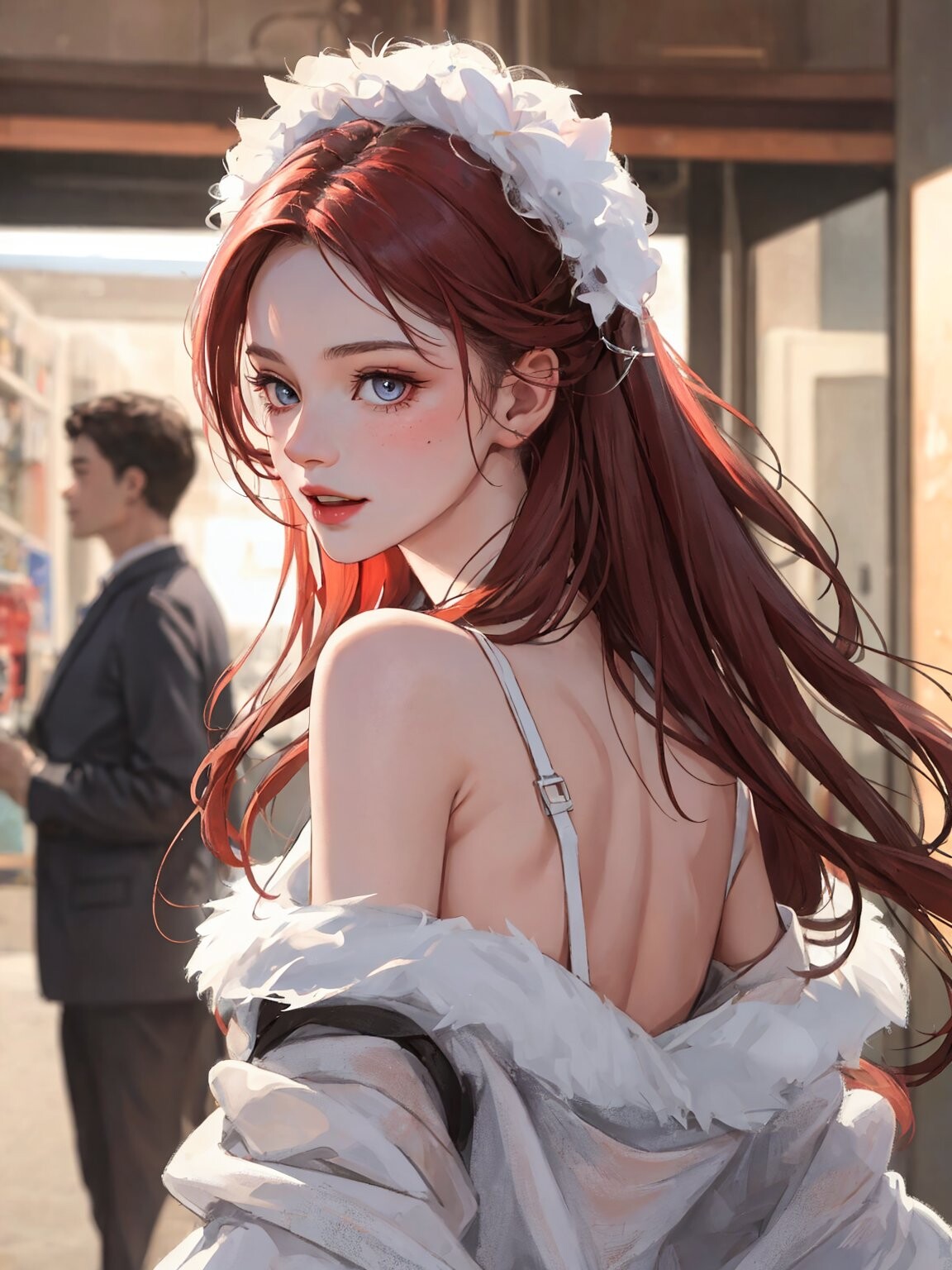 ArtStation - Faces of Elegance: Semi-Realistic Female Portraits №2