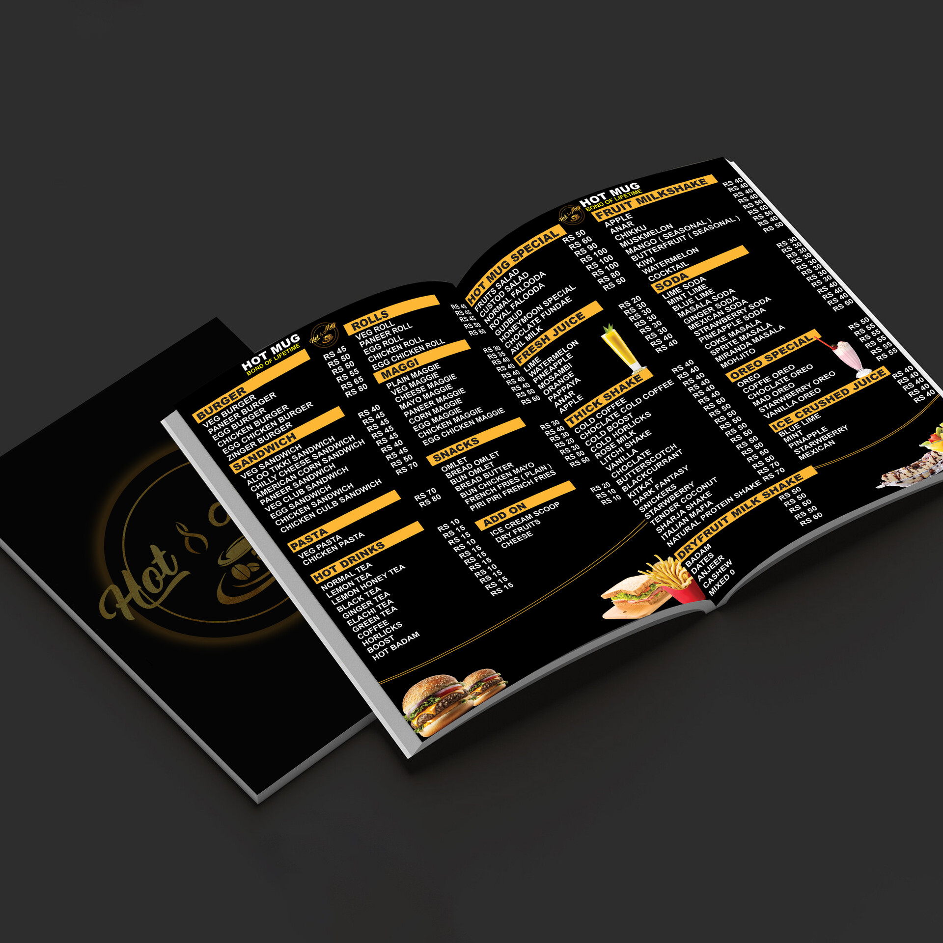 ArtStation - MENU CARD DESIGN