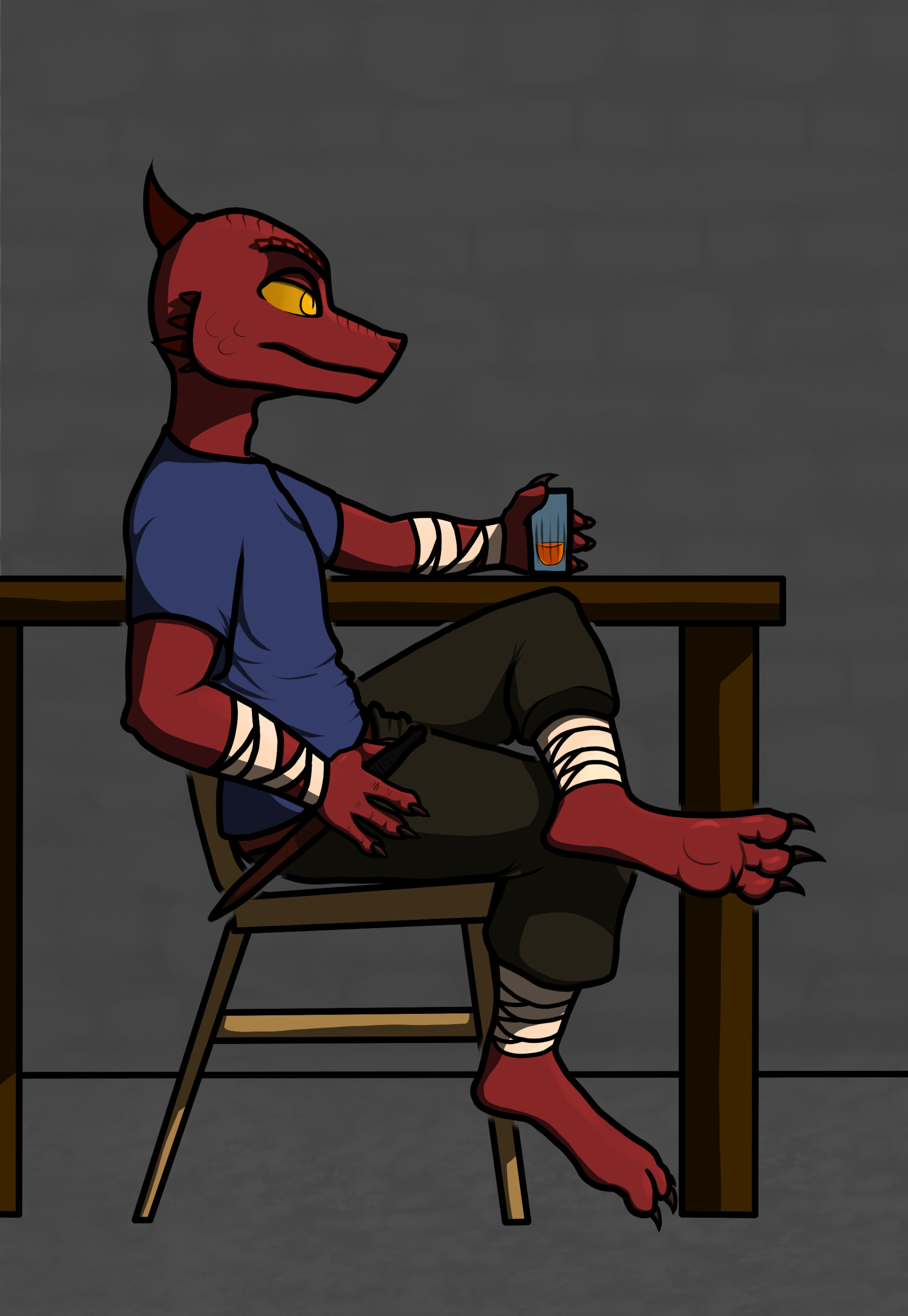 ArtStation - Nok Sitting