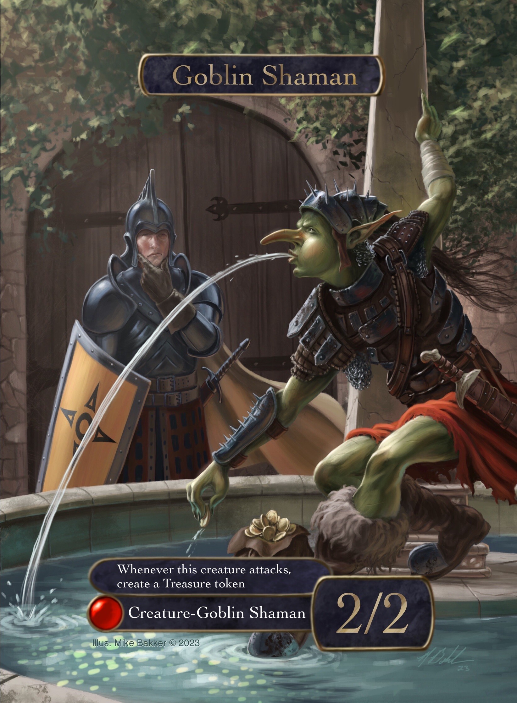 Michael Bakker - The Well Wisher (Goblin Shaman Token)