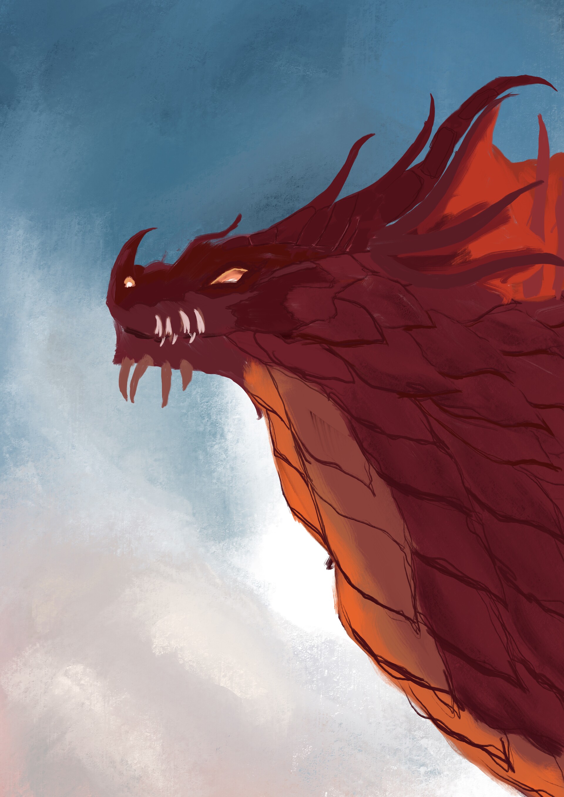 ArtStation - Red Dragon