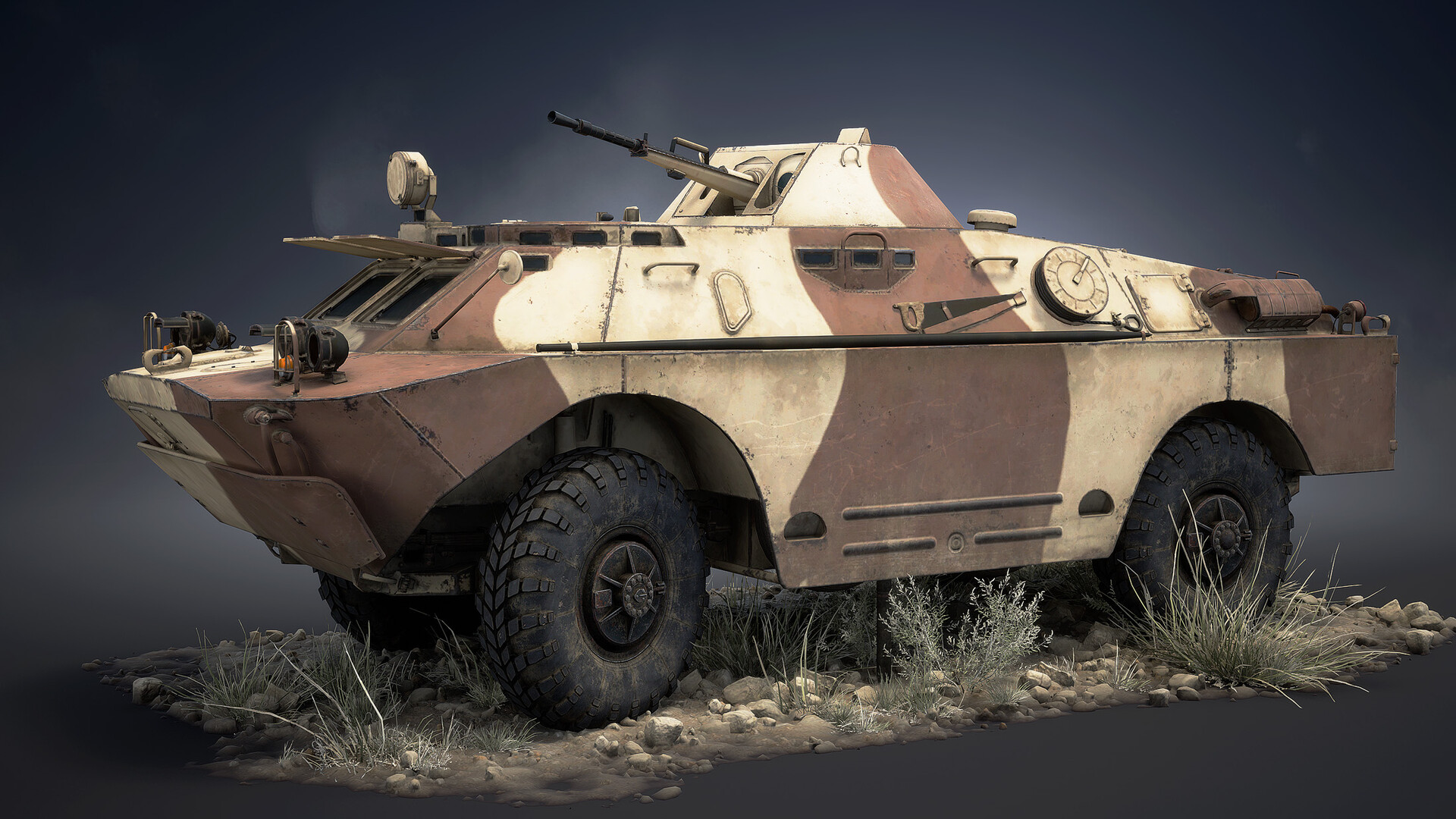 Serhii Ryzhkov - BRDM-2 Game 3D-Model