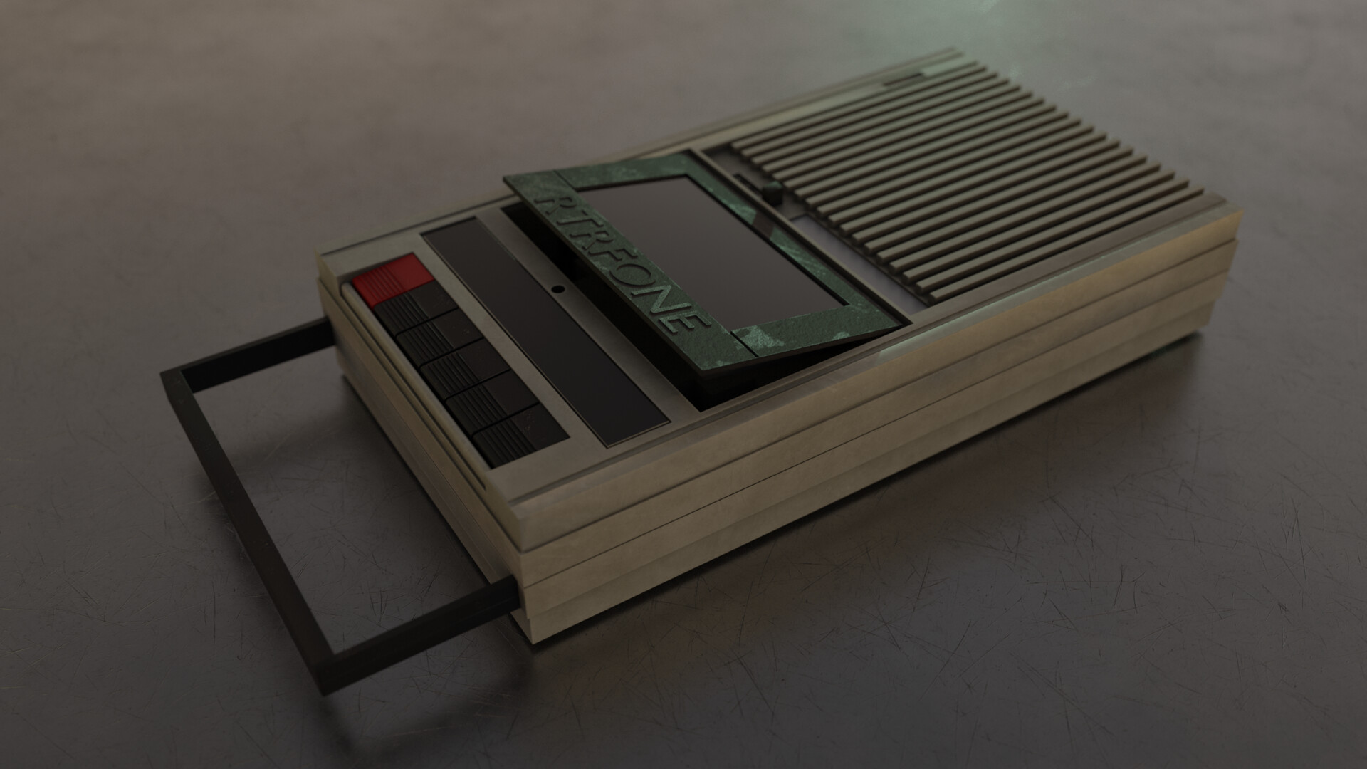 ArtStation - Cassette recorder and its cassette