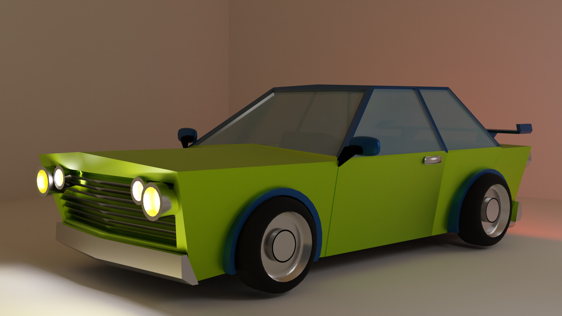 ArtStation - Low Poly Racing car