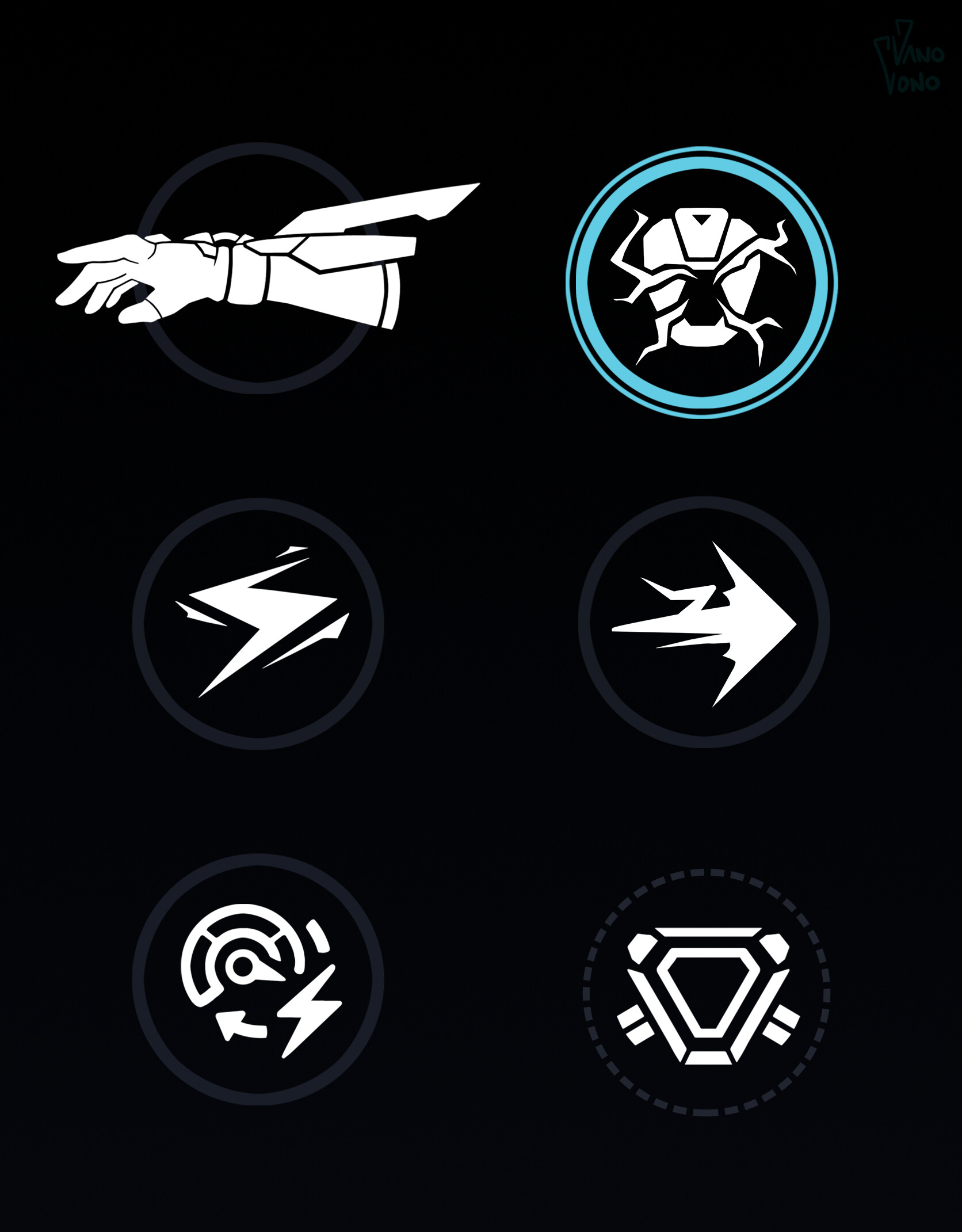 Daniel Thant Tun (DANOMONO) - Overwatch: Strike Ability Icons