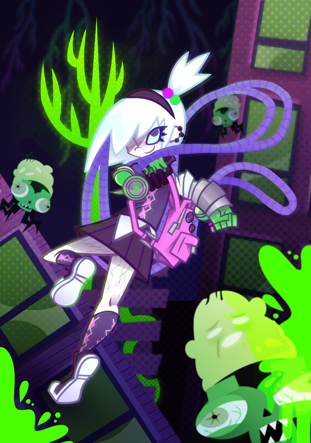 Leigh M. - CEREBRAL SURGE 💜💚 Cover Art