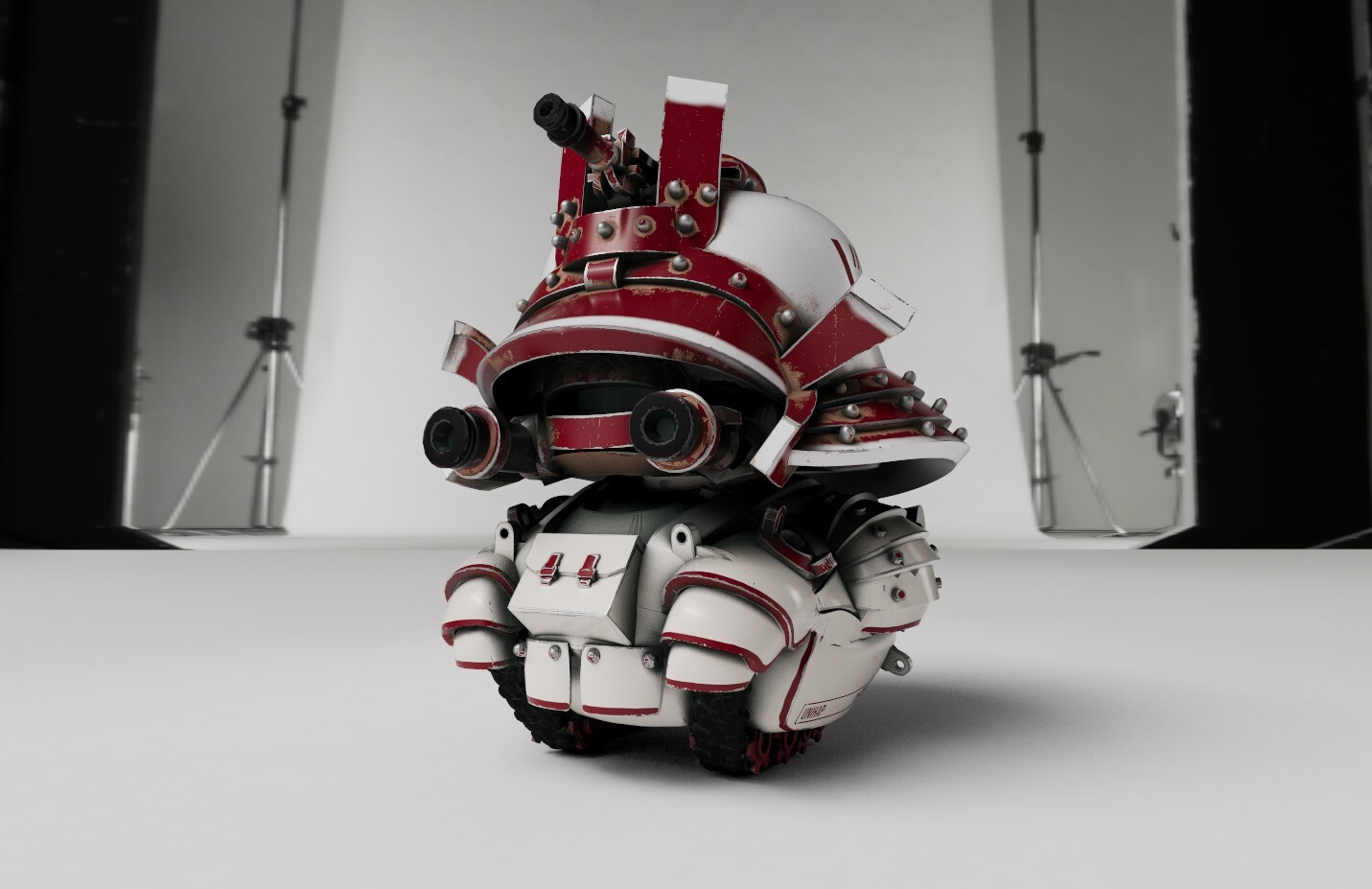 ArtStation - Sammy the Samurai Tank - Digital Mockup