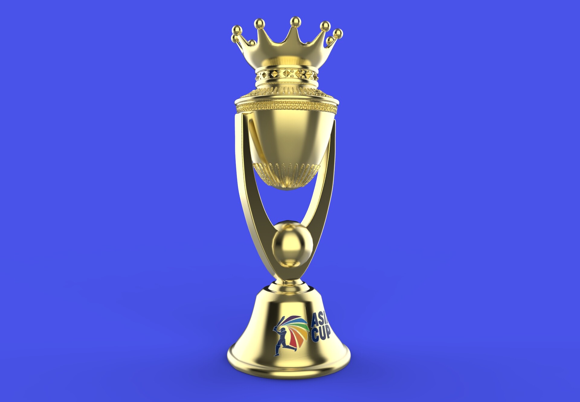 asia cup trophy vector
