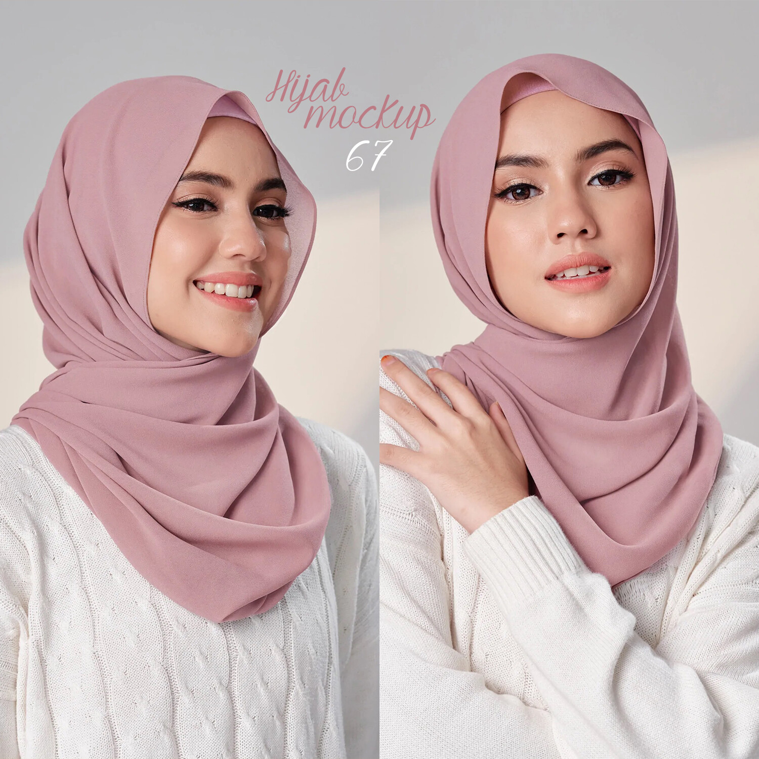 ArtStation - Hijab Mockup Pack 67