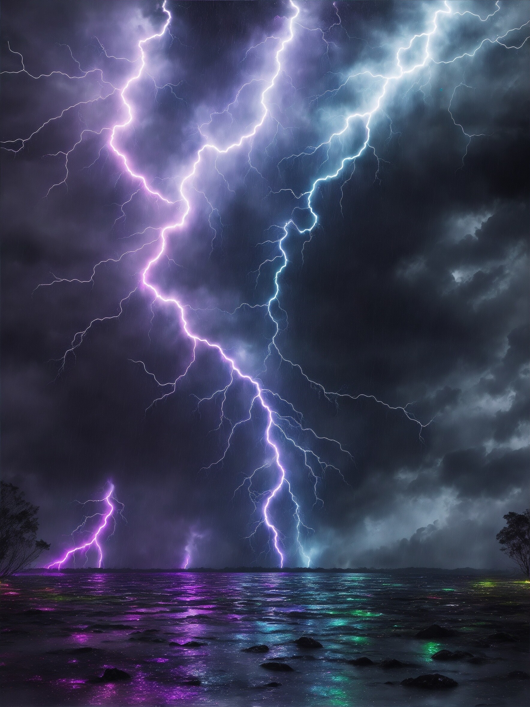 ArtStation - Prismatic Lightning Thunderstrike