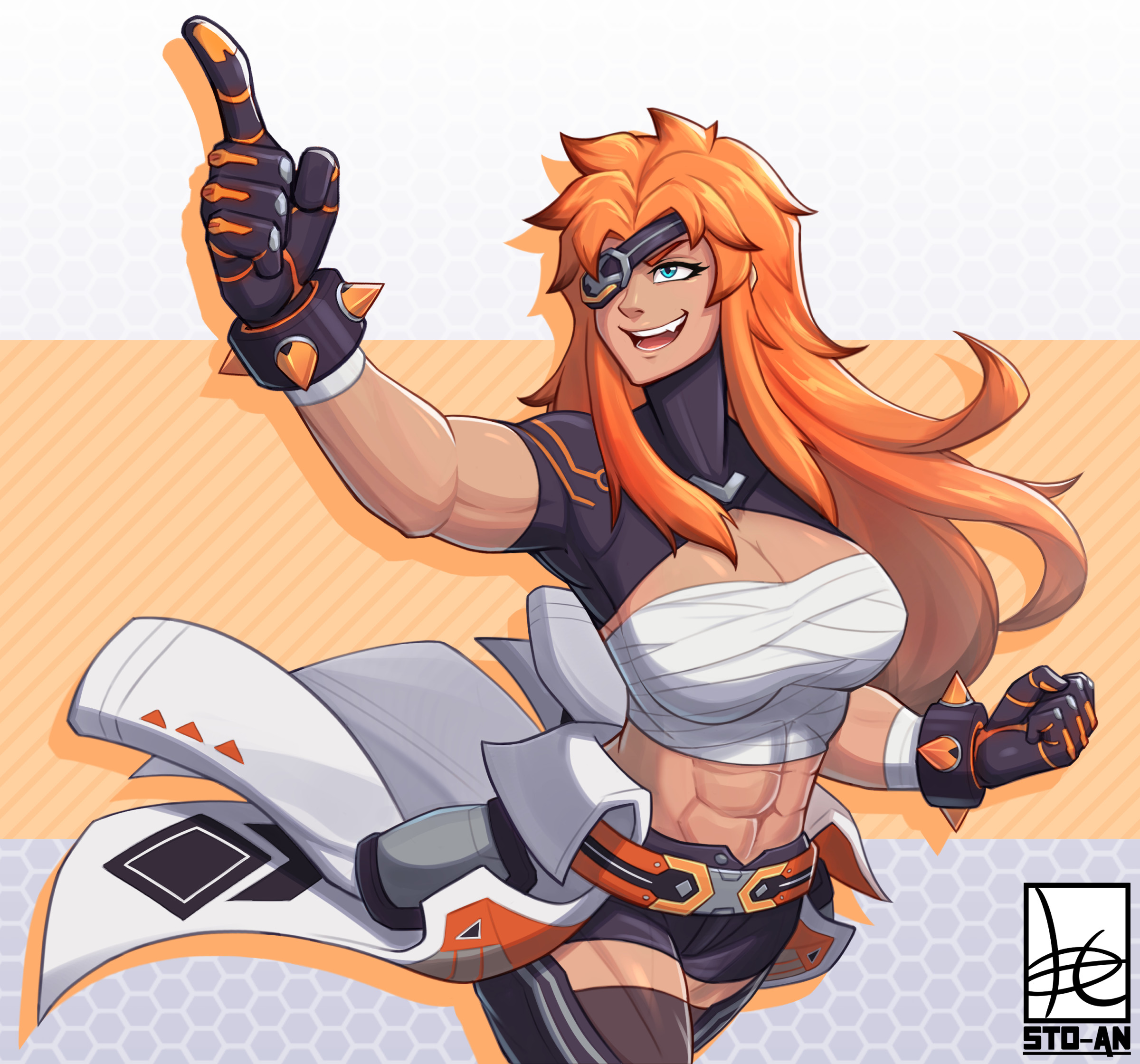 Kevin Liang - Asher - Omega Strikers Fan Art