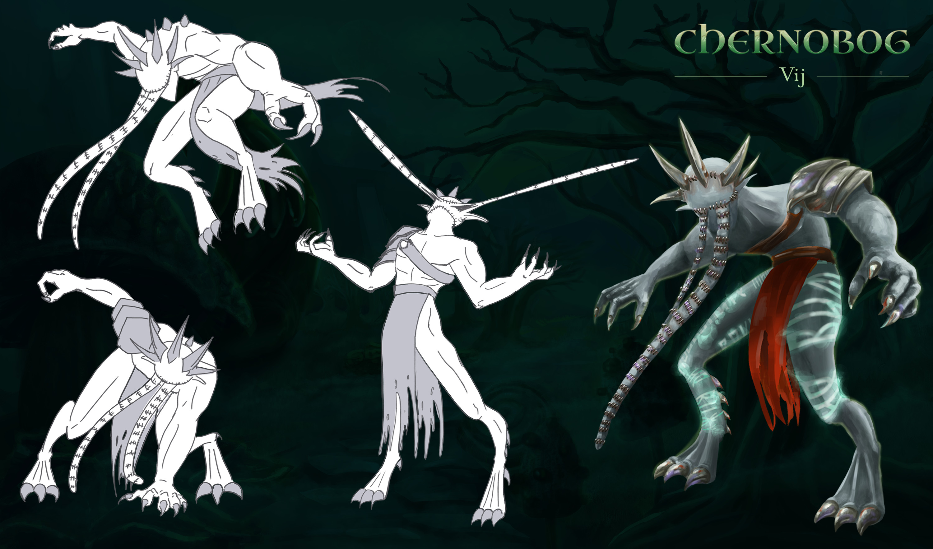 Kate Drabkin Art - Chernobog - Vij