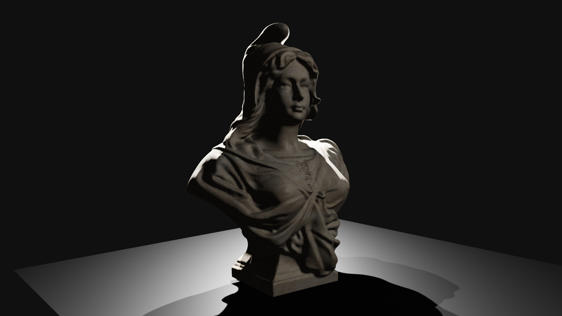 ArtStation - Marianne Bust Lighting