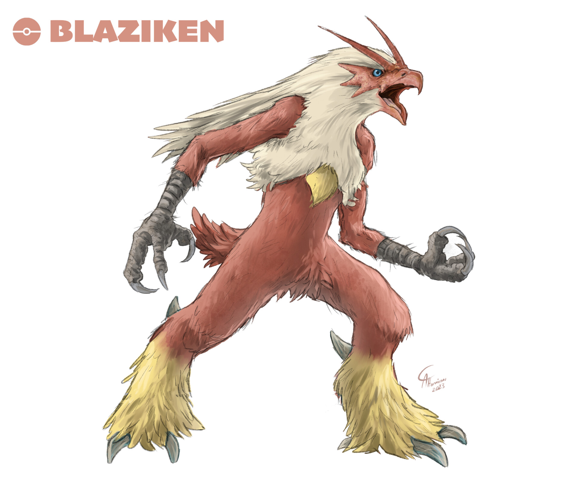 ArtStation - 258 Blaziken