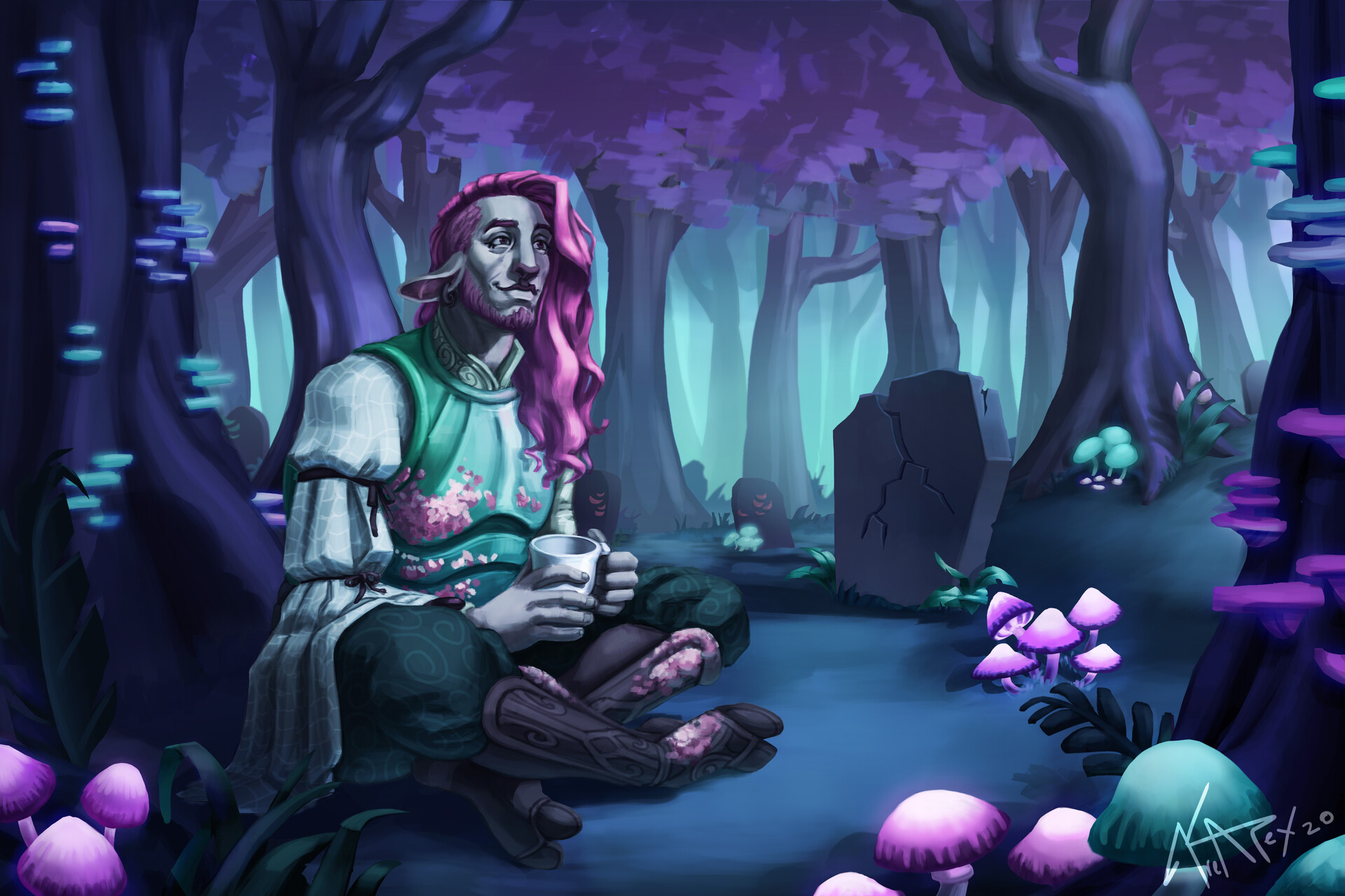 ArtStation - Caduceus Clay - Tranquility Tea