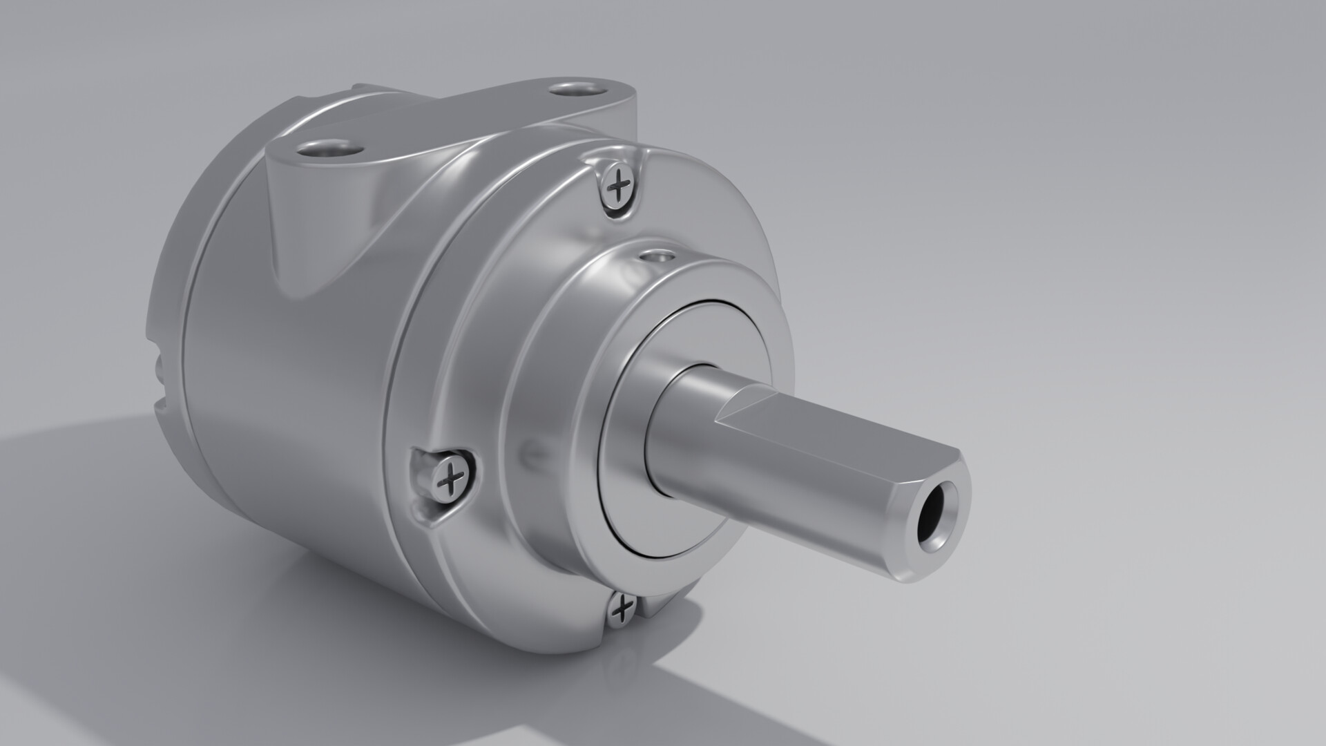 ArtStation - Blender Topology Study - Bearing Housing