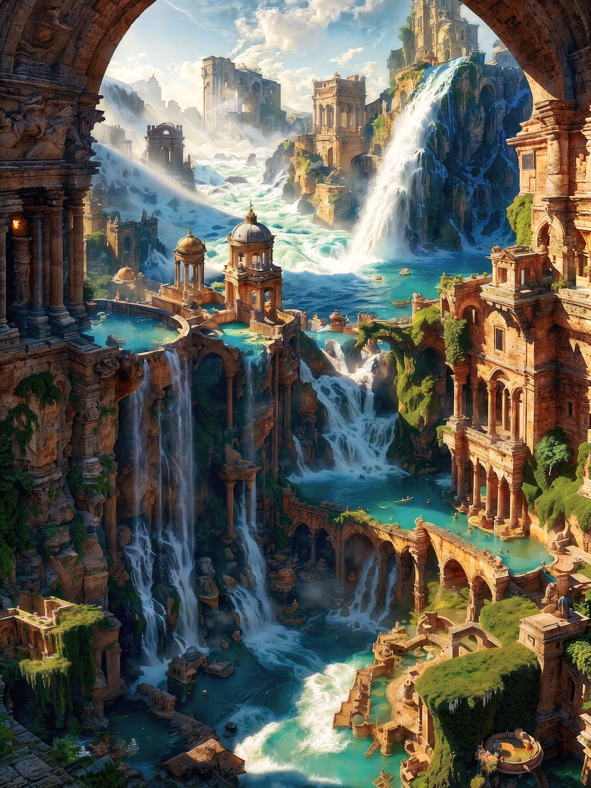 ArtStation - Drowned City of Aurelium
