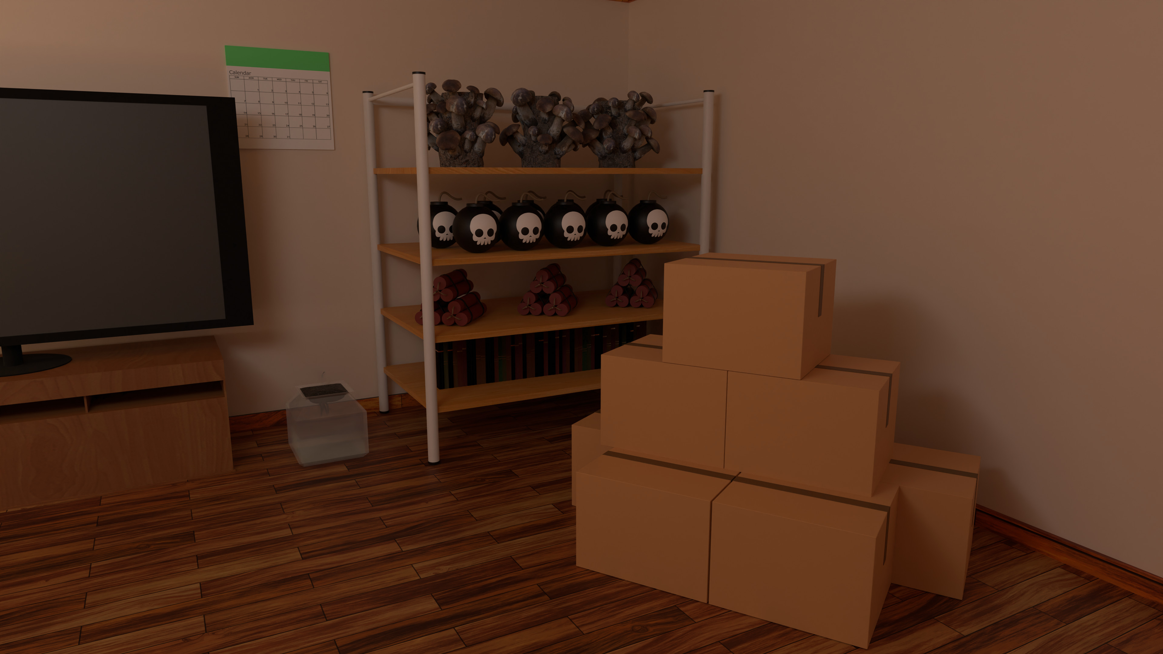 Chase Yamaguchi - Shishiro Botan 3D Room recreation