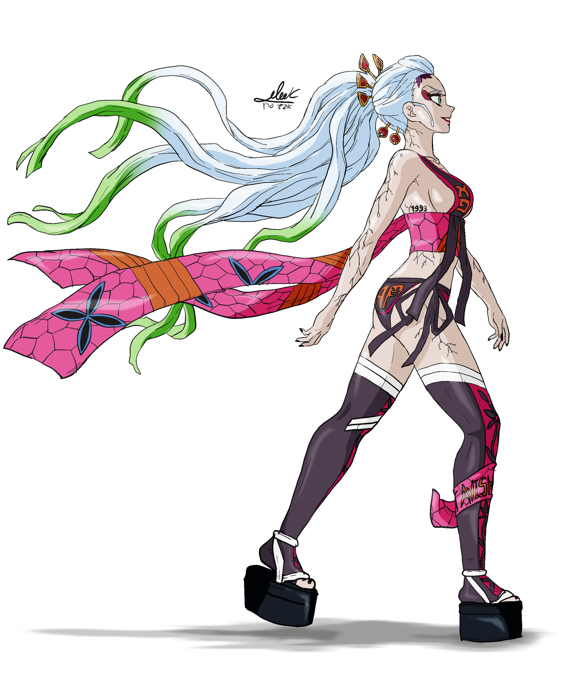 ArtStation - Daki (Demon Slayer)