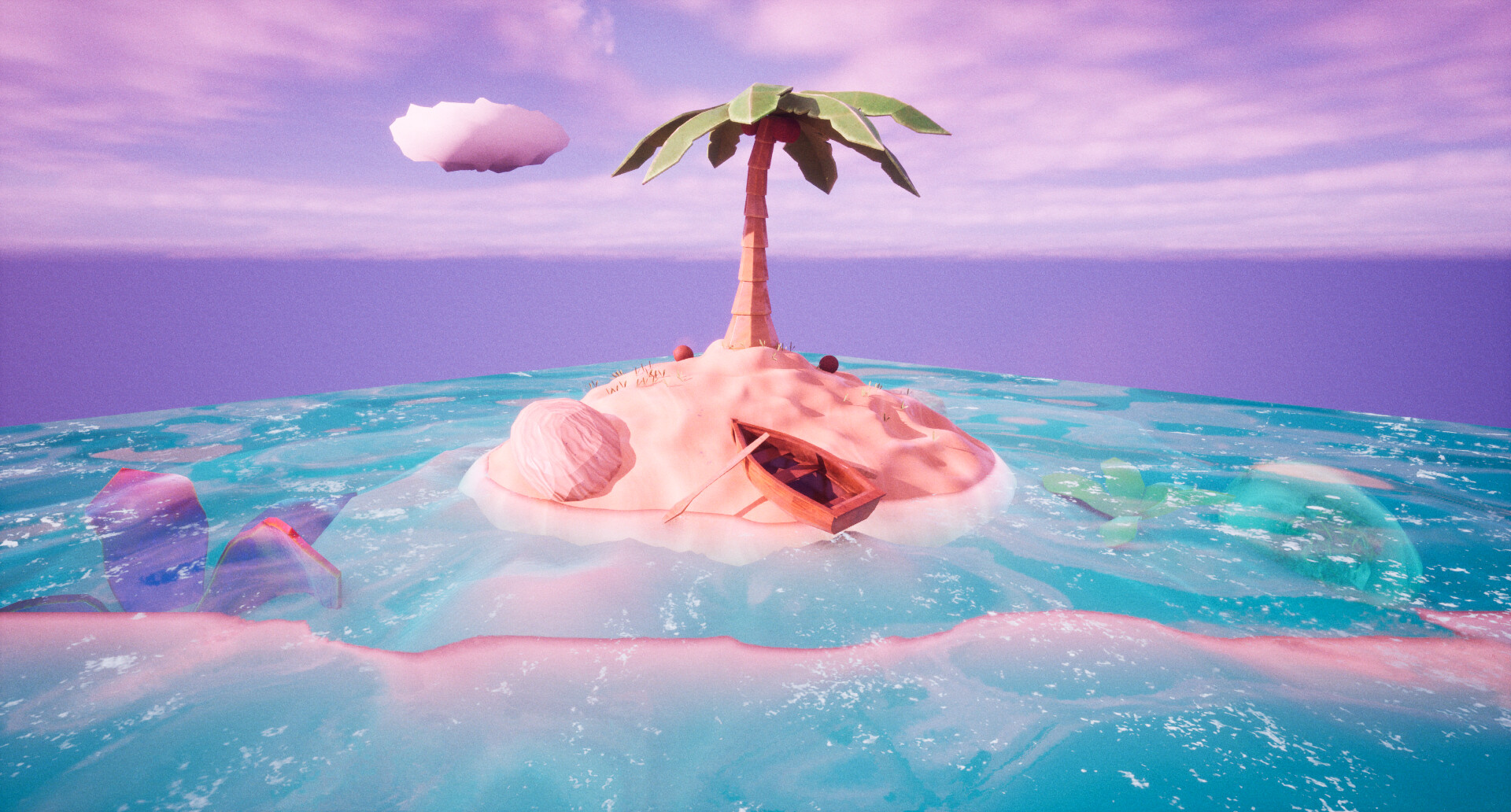 Rodrigo Calderon - Palm tree and Ocean