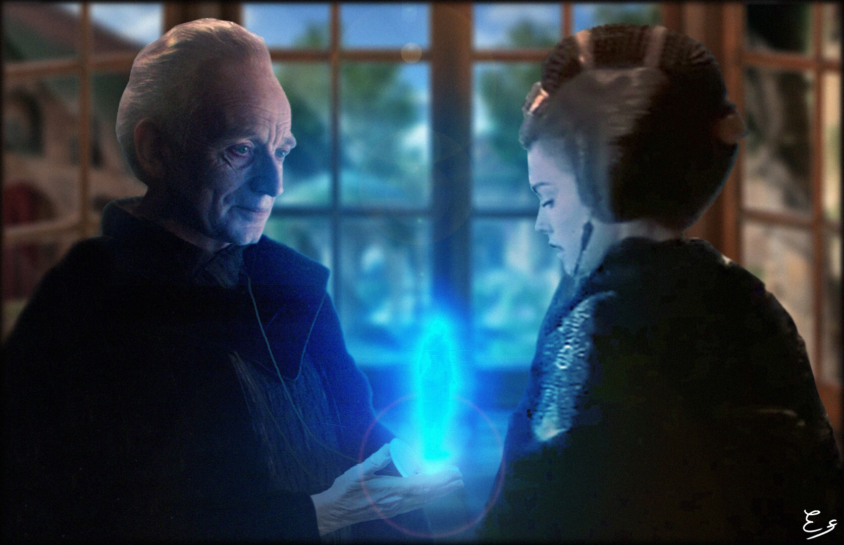ArtStation - Sheev & Padmé Holo Jahnelthra - 2020