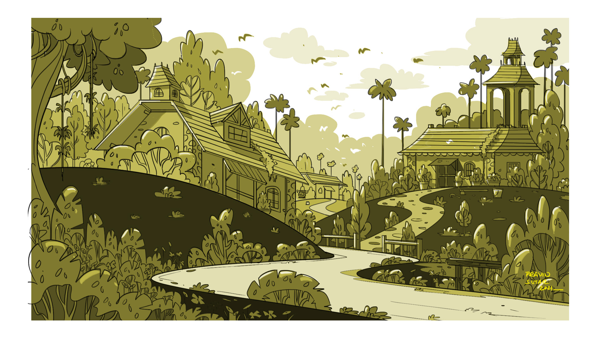 ArtStation - layout concept work