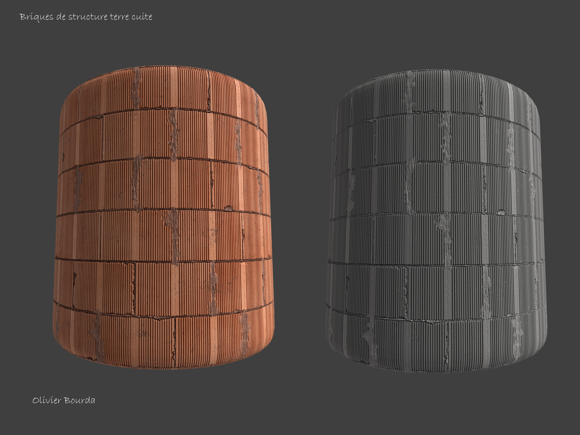 ArtStation - Terracotta structural bricks