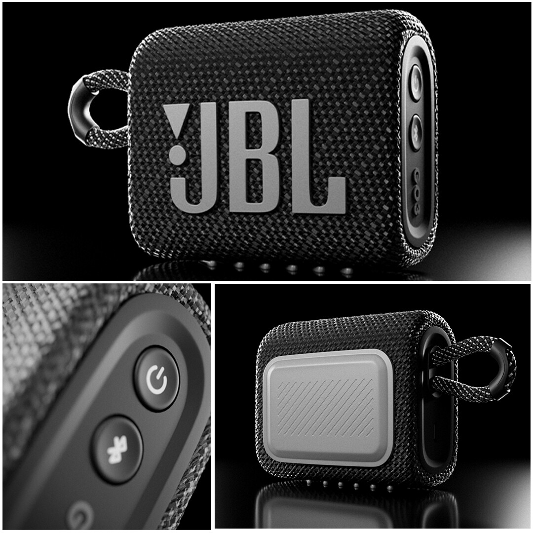 ArtStation - JBL GO 3 - Product Vizualisations