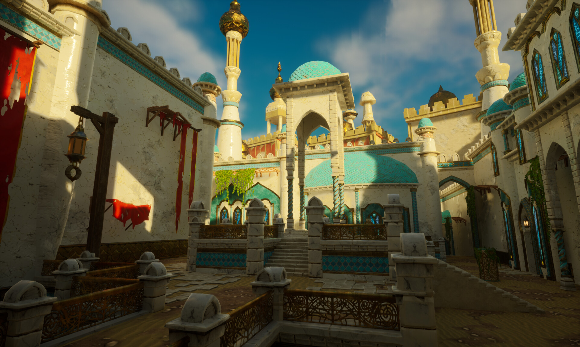 ArtStation - City of Brass, Lighting Practice