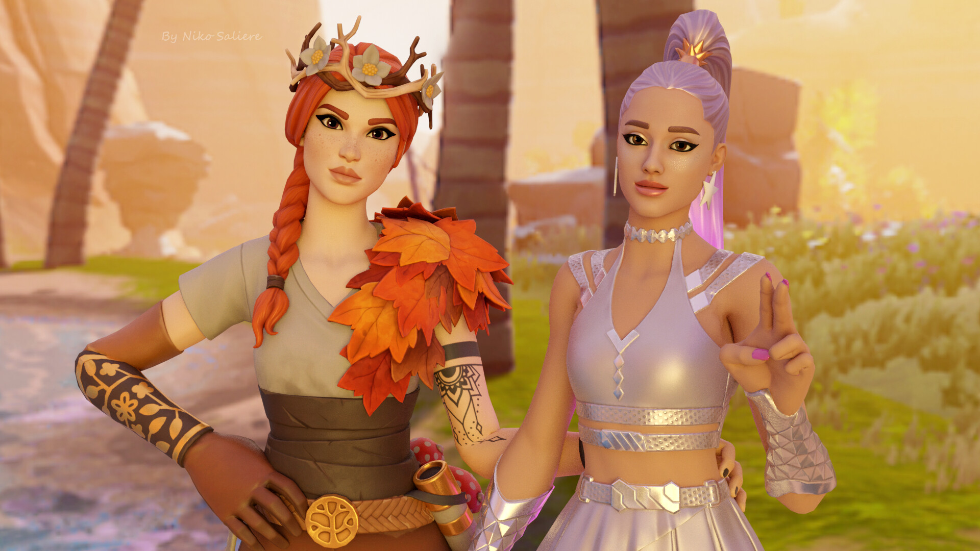 ArtStation - Autumn Queen & Ariana Grande