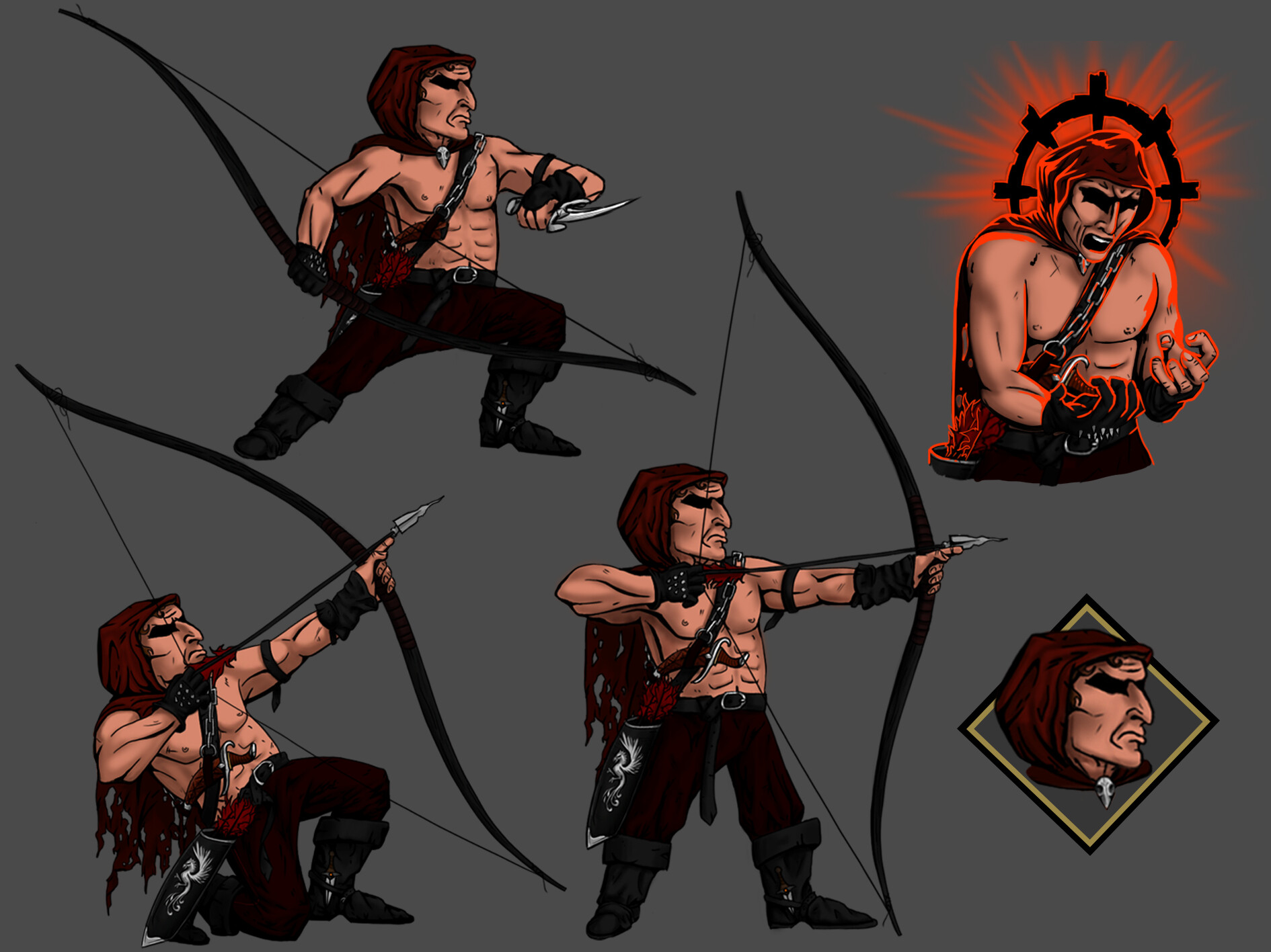 ArtStation - Longbowman (Darkest Dungeon Concept)