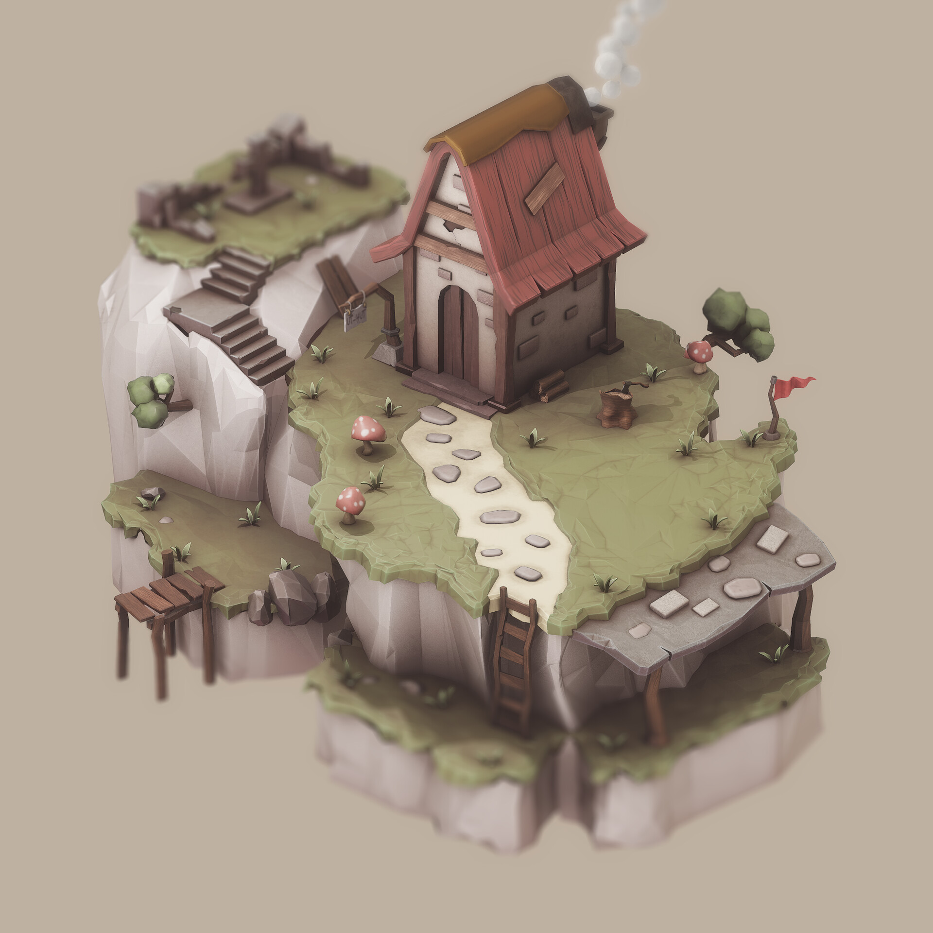 ArtStation - Low poly Environment