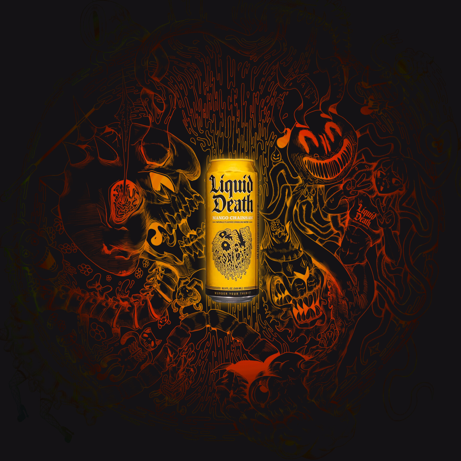 ArtStation - Liquid death concept doodle