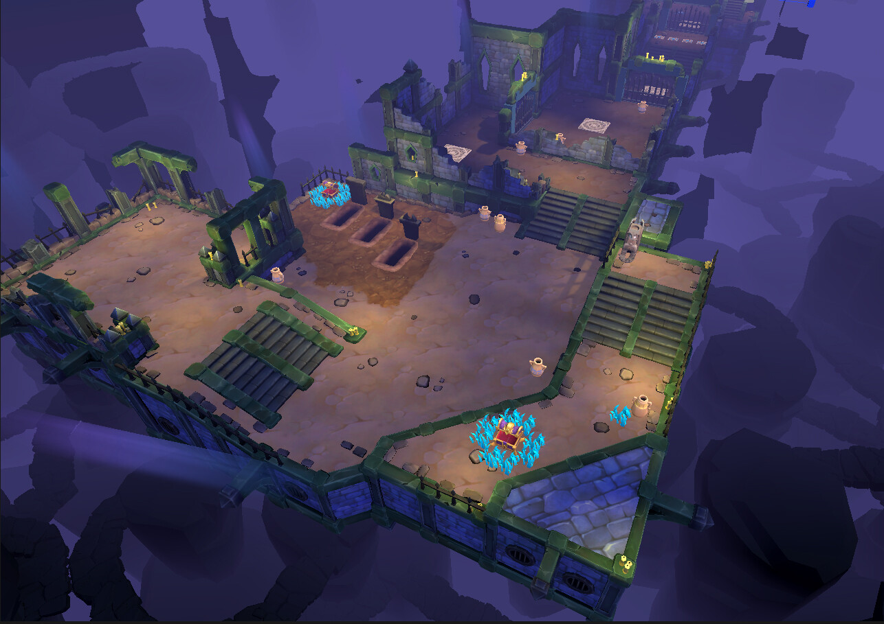 ArtStation - Marble Knights: Dungeon Level