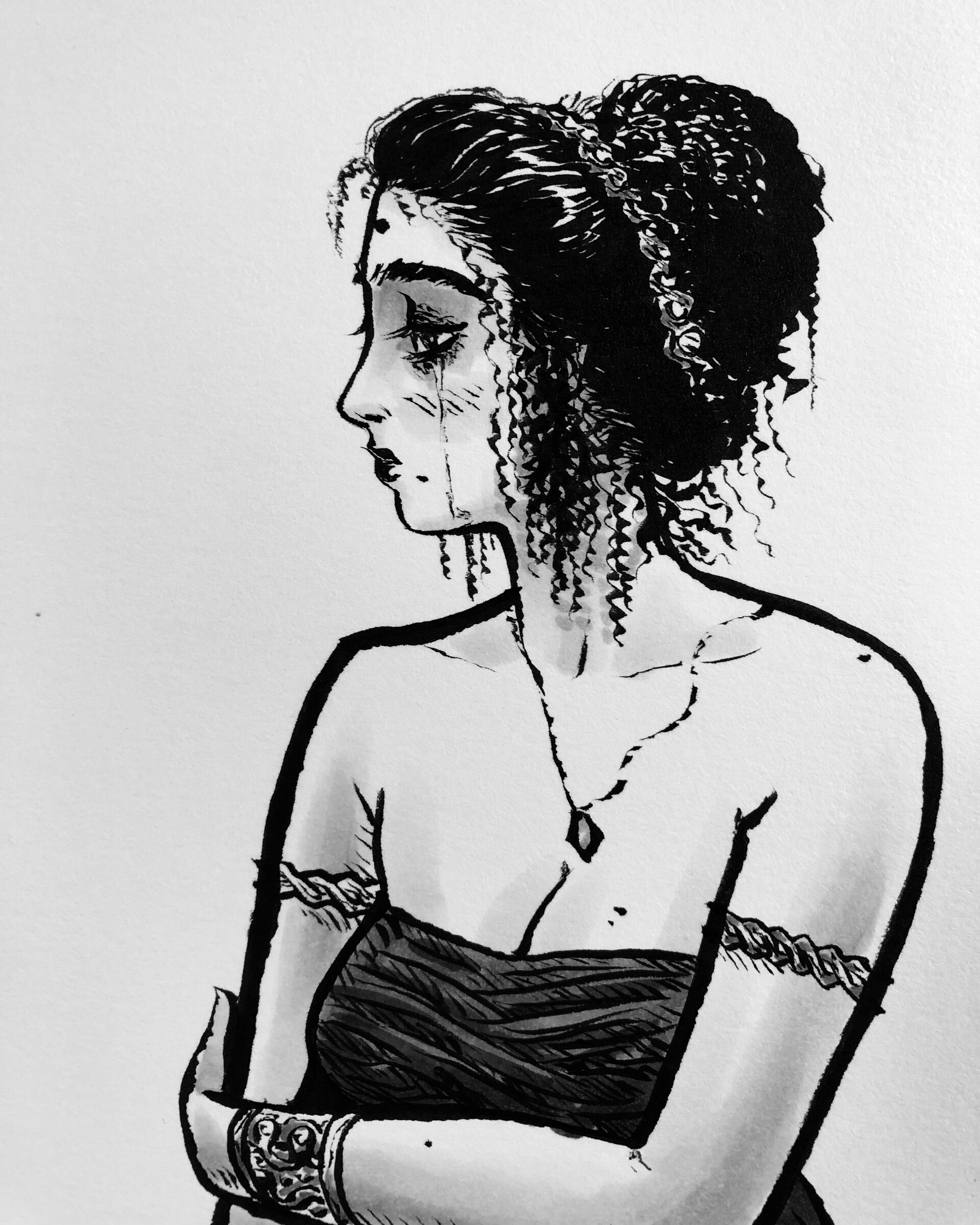 ArtStation - Girl Left Alone