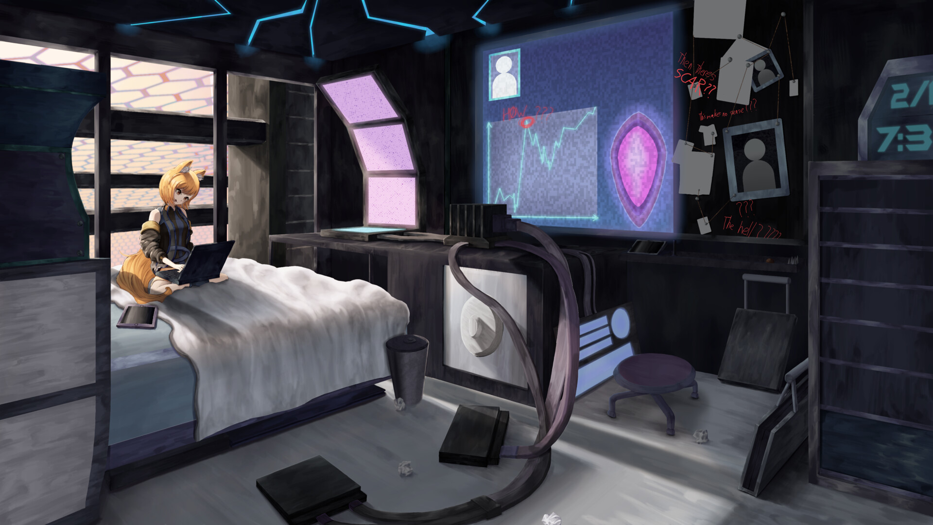 ArtStation - L.D.A.'s Bedroom