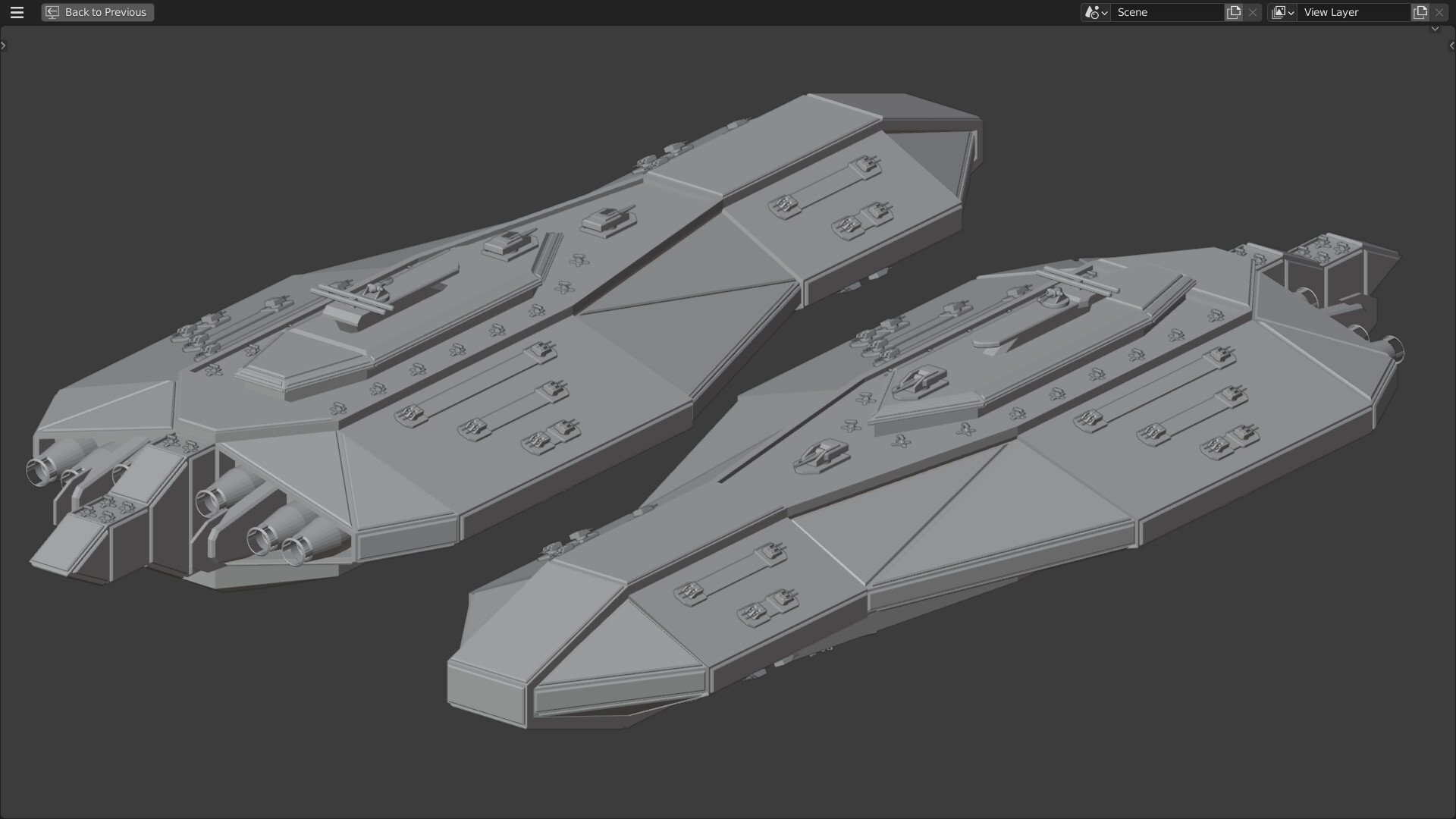 ArtStation - United Empire of Dimensions Endurance Class Heavy Cruiser ...
