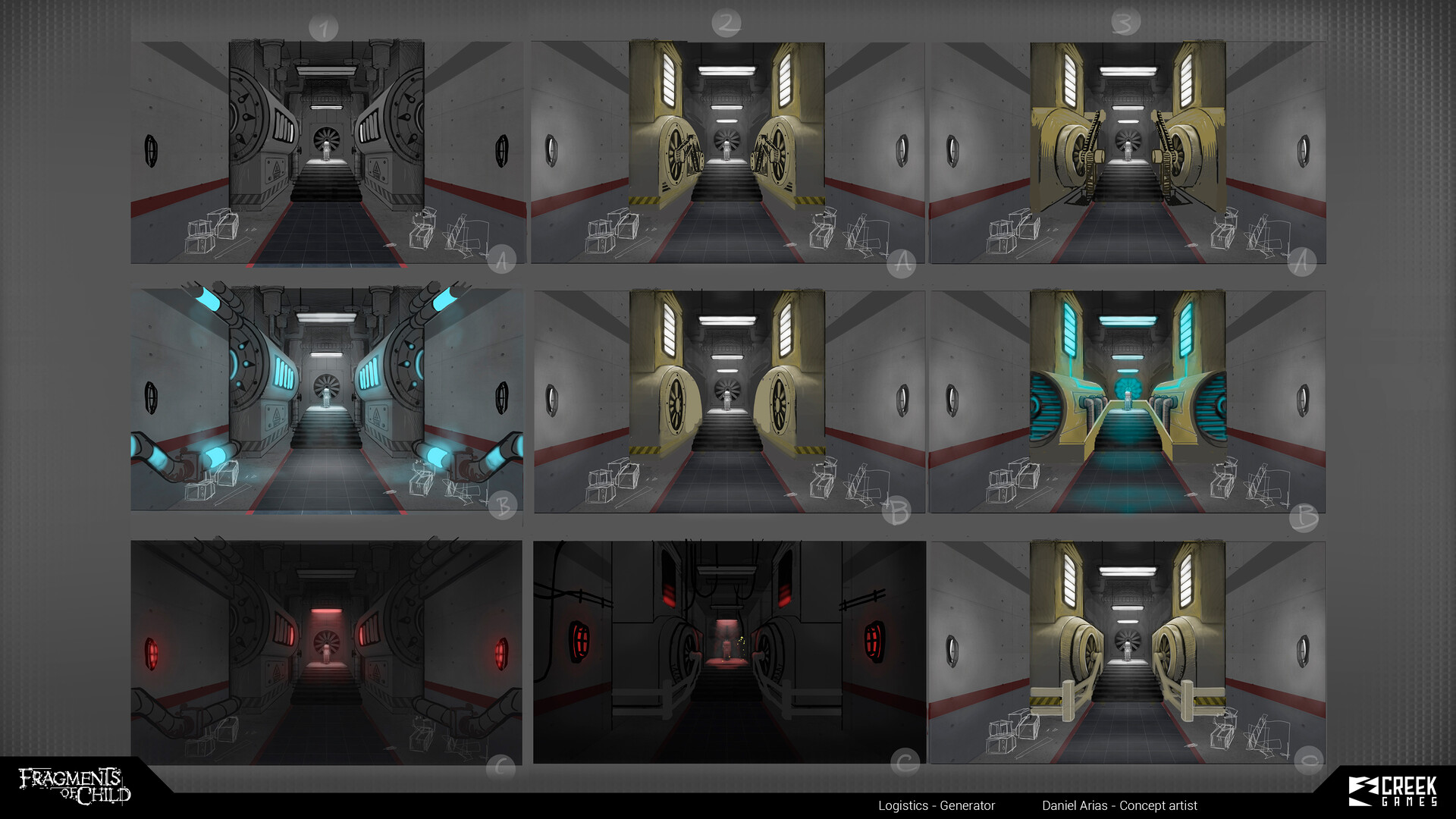 Daniel Arias - FRAGMENTS OF CHILD - Logistics Environment