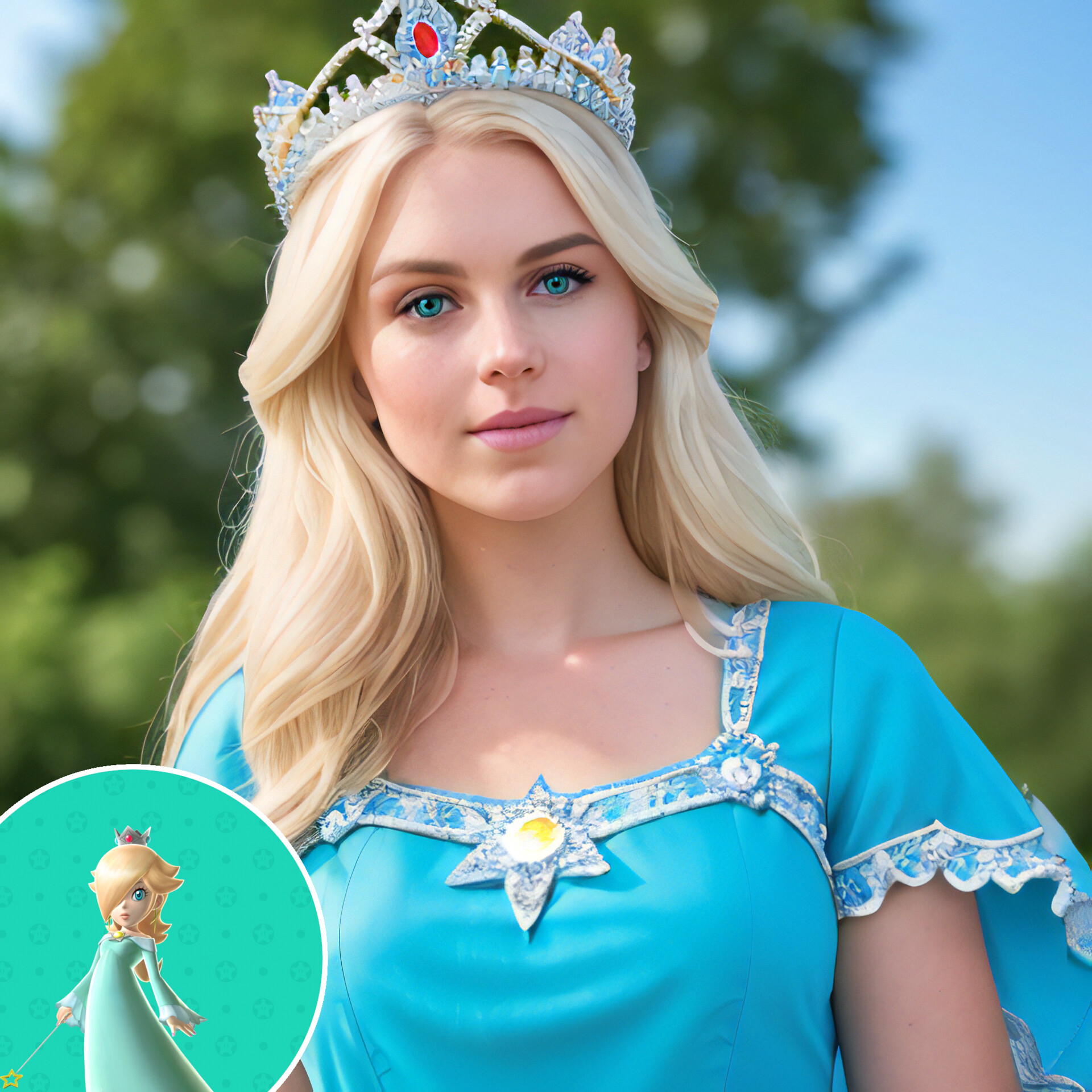 ArtStation - [AI] Real-Life Rosalina