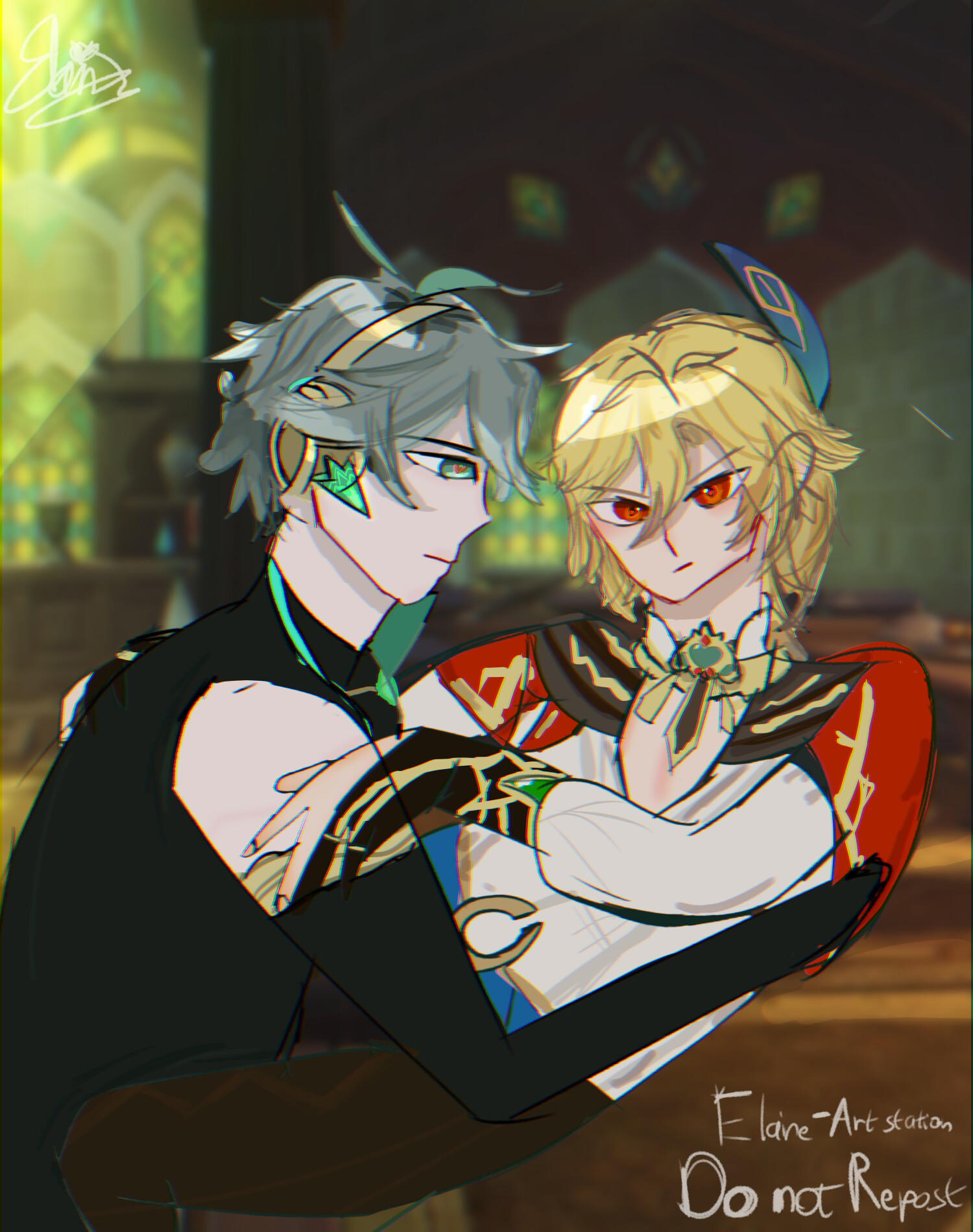 Artstation Alhaitham X Kaveh