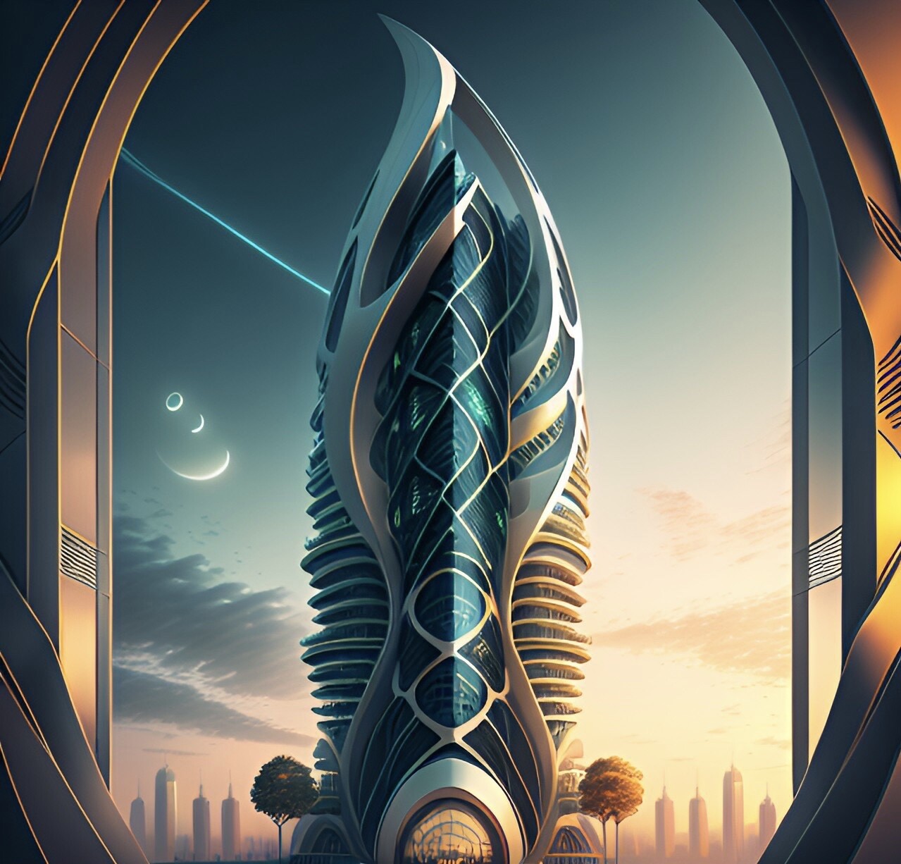 ArtStation - futuristic buildings