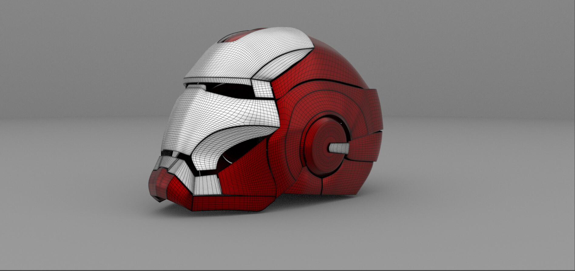 Mobius3D - Iron Man Helmet 3D Model