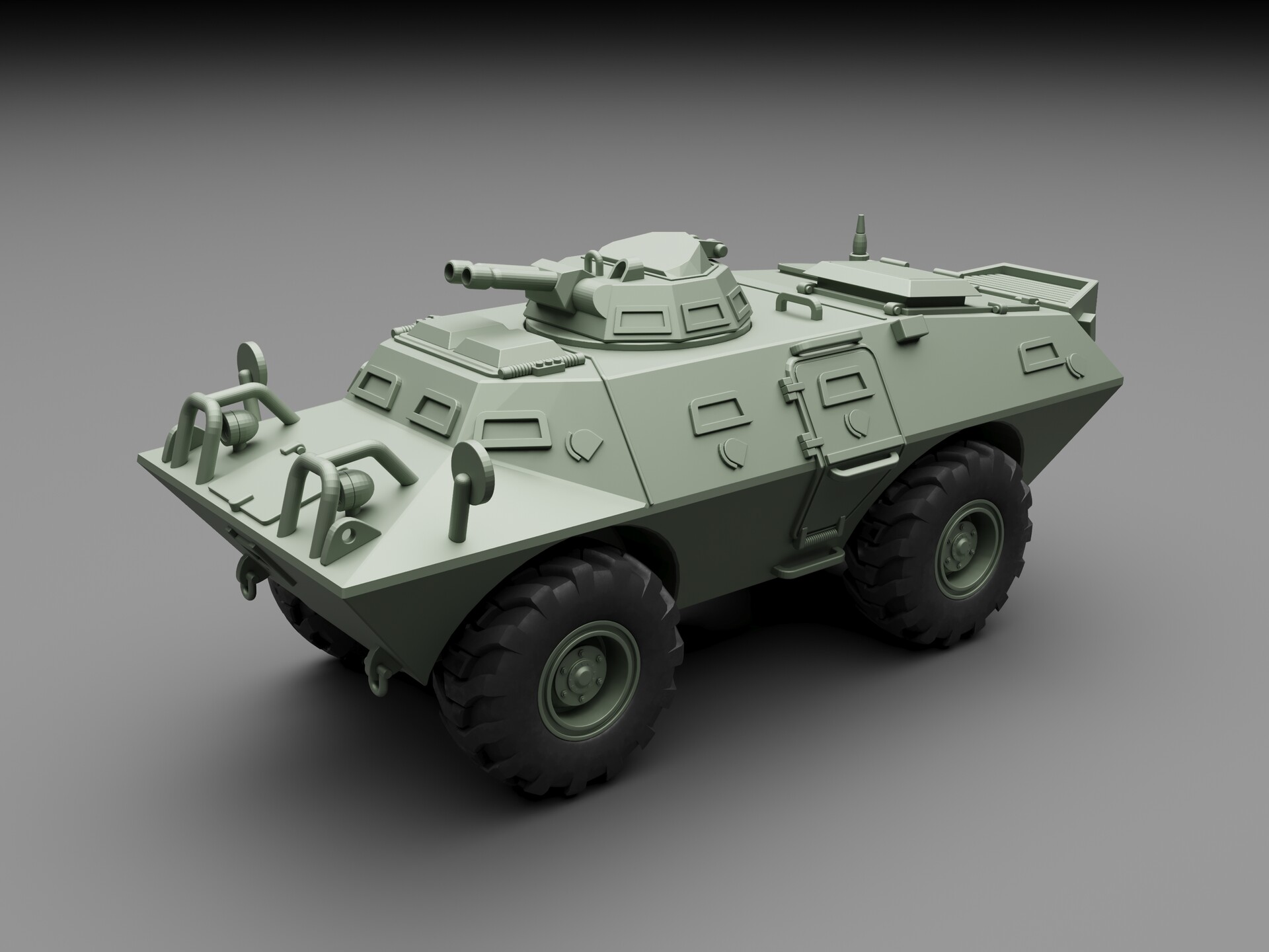 ArtStation - M706 Commando Armored Vehicle 3D Model Project