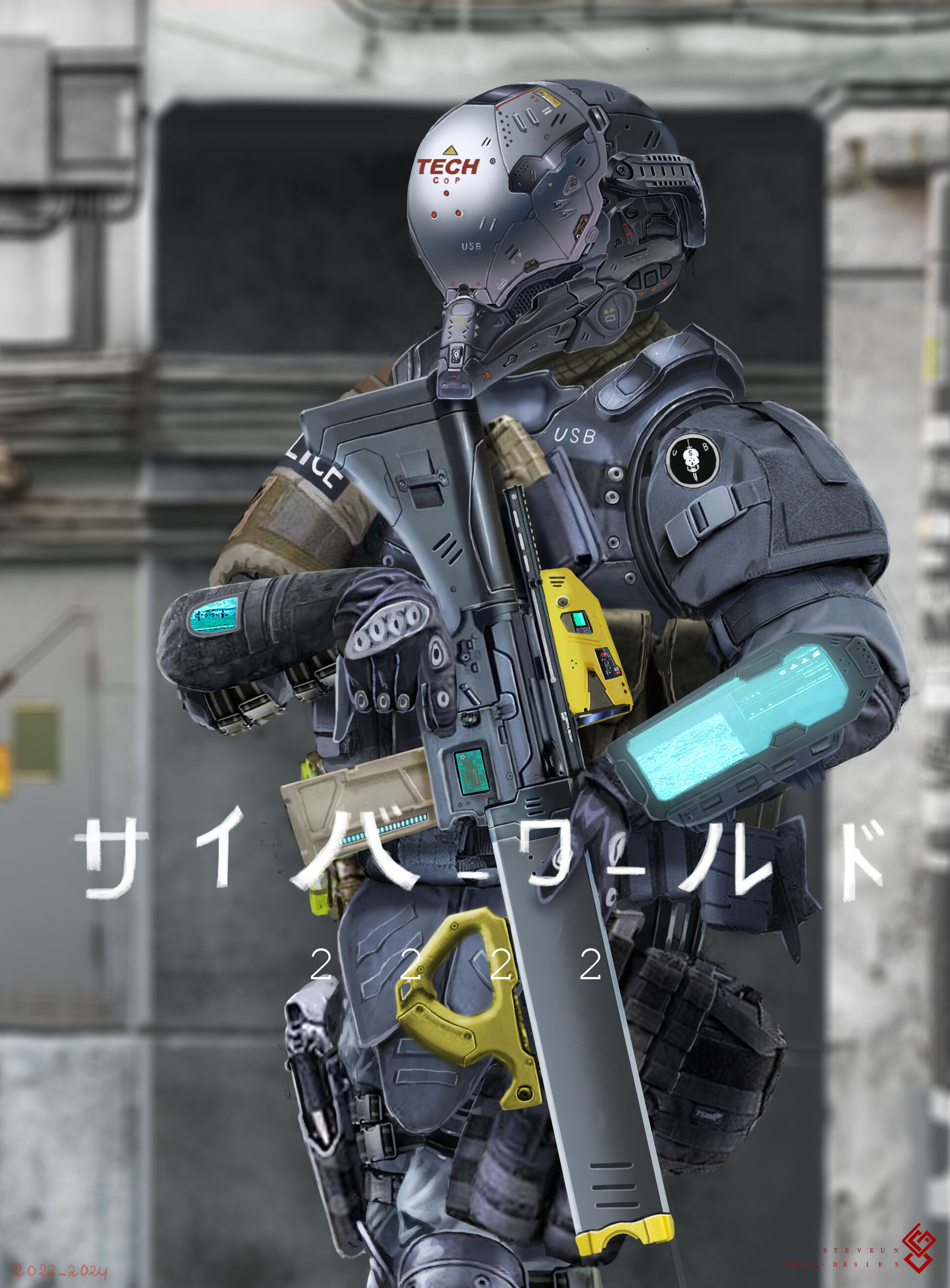 ArtStation - TECH CORP Trooper