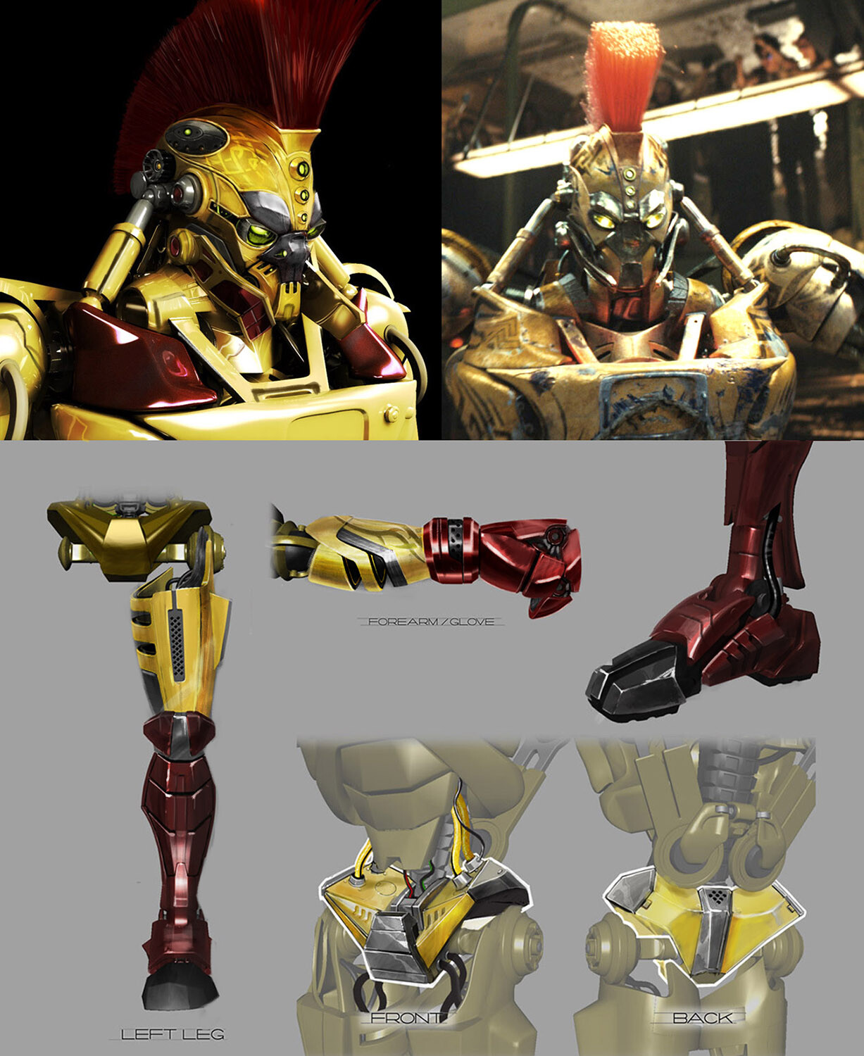Real Steel Midas Drawings