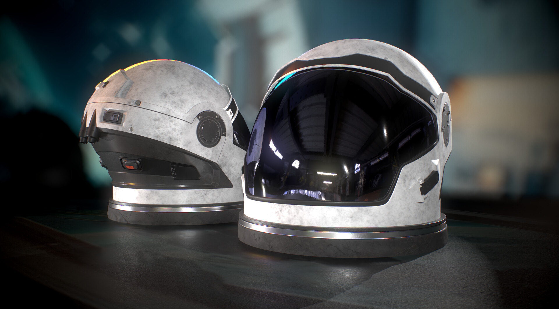 ArtStation - Spacesuit Helmet from Interstellar