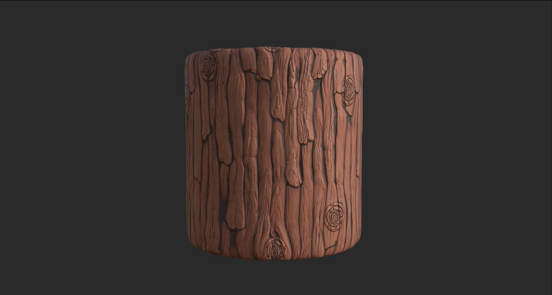 ArtStation - Stylized Bark Material