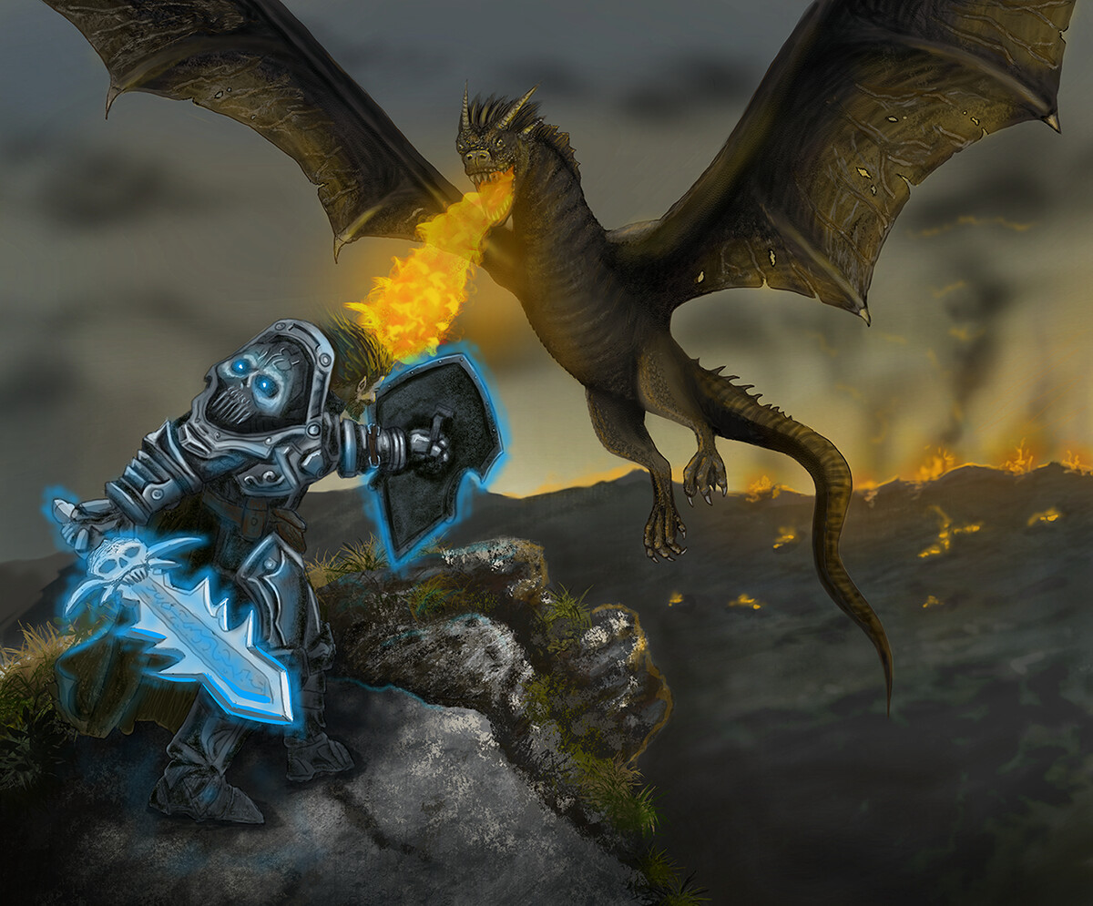 ArtStation - The Fearless Knight