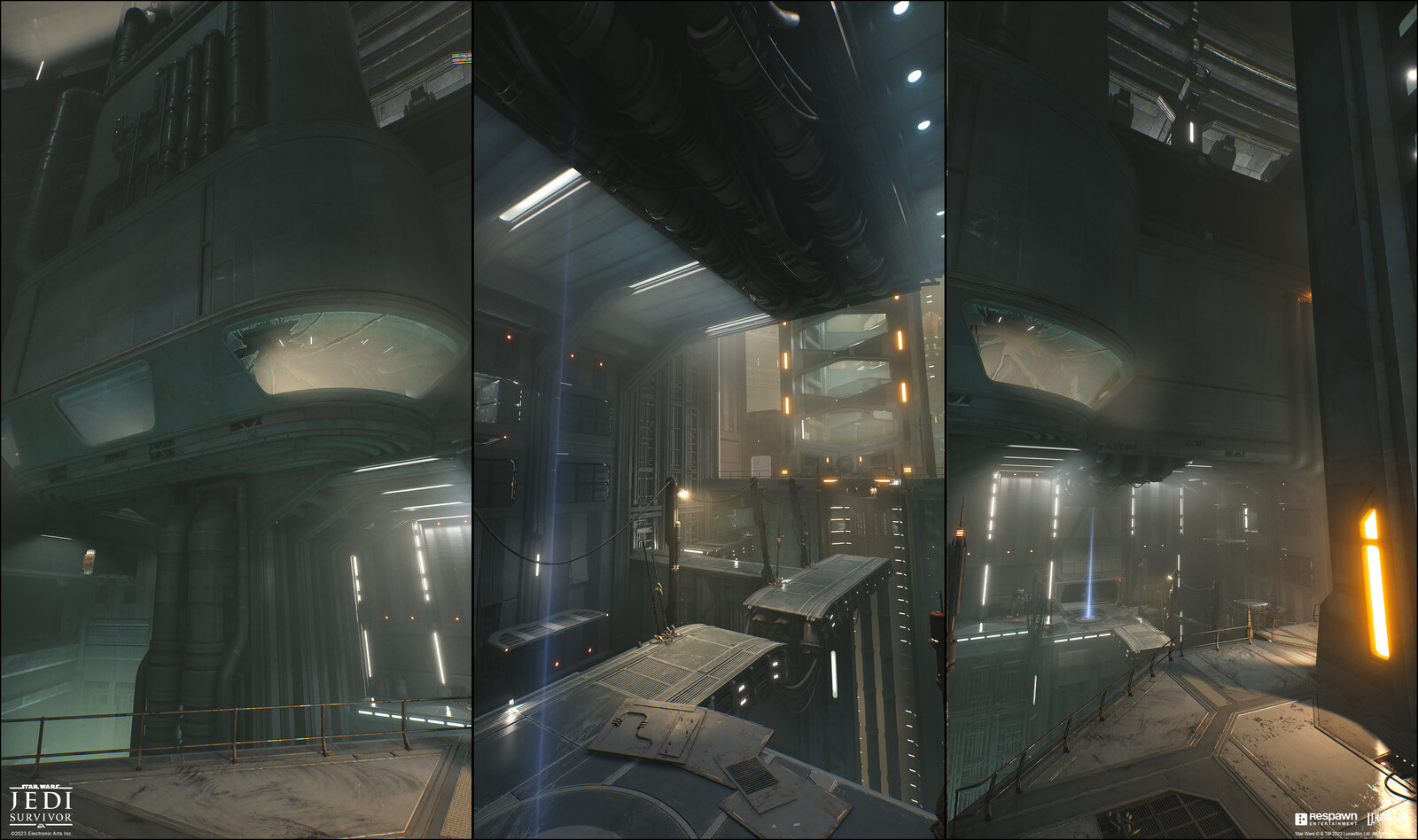 Billy Matjiunis - Star Wars Jedi: Survivor | Lucrehulk | Core Interior