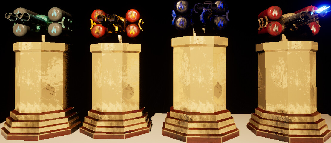 Neon gravity - My work on Brass and Blades for the 2023 GMT game jam